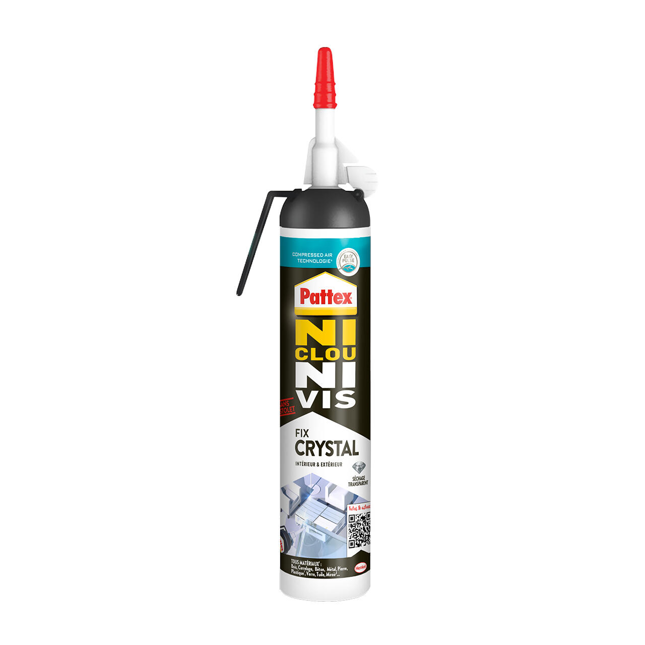 Colle de fixation pâte MS polymère Ncnv fix crystal msp PATTEX, 210 g ...