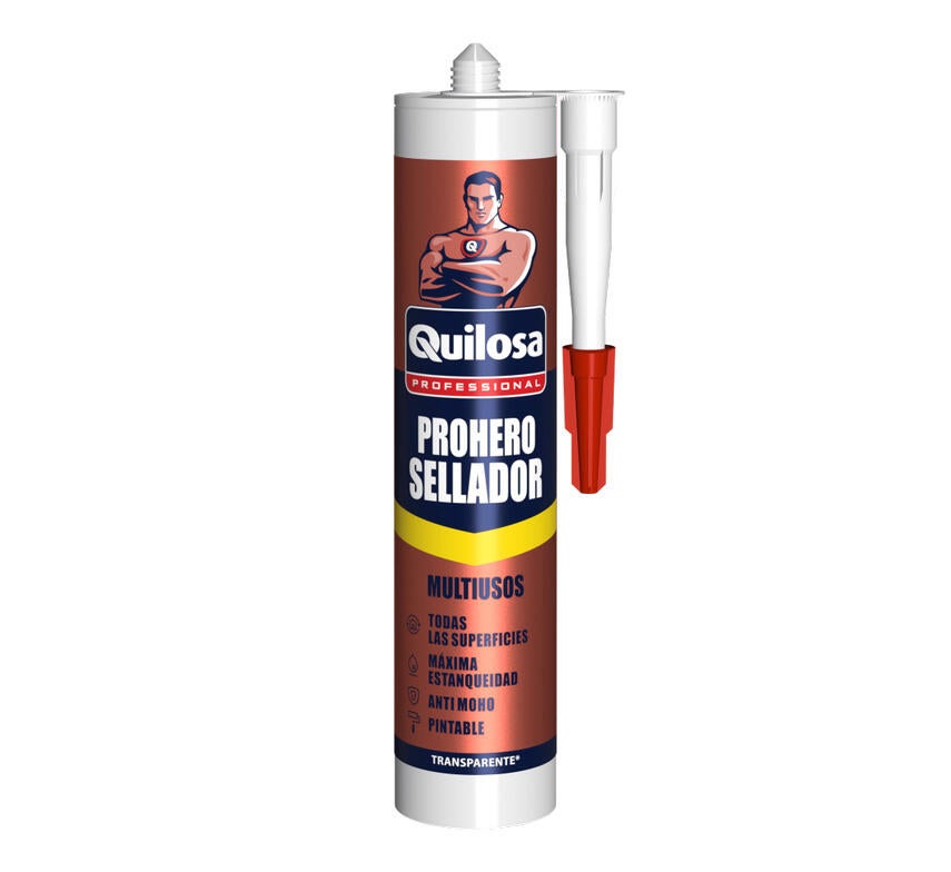 Sellador prohero QUILOSA 280ml translúcido | Leroy Merlin