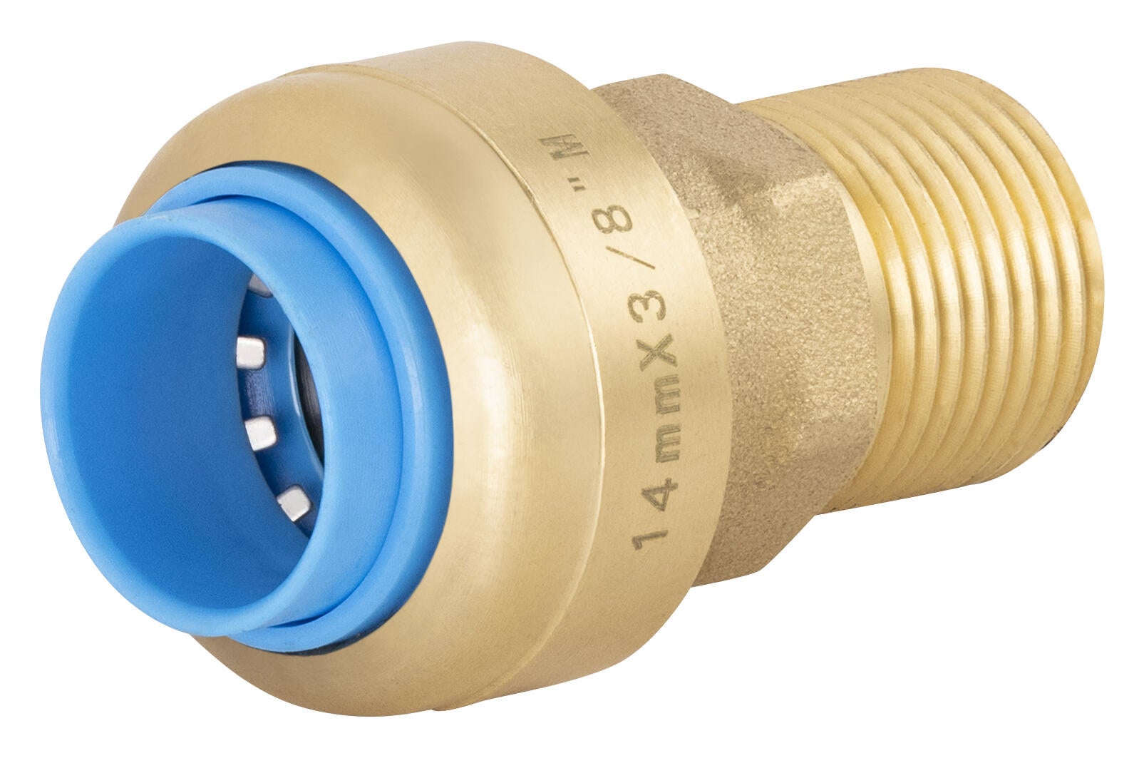 Raccord mâle M.12X17(3/8'') universel cuivre / multicouche / PER automatique Diam.14 mm - TOUT ...