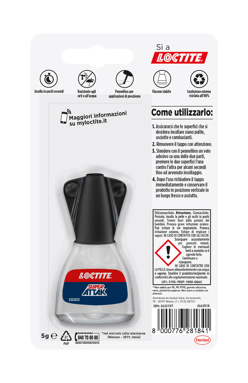 Colla per ricostruire HENKEL Easy Brush trasparente | Leroy Merlin