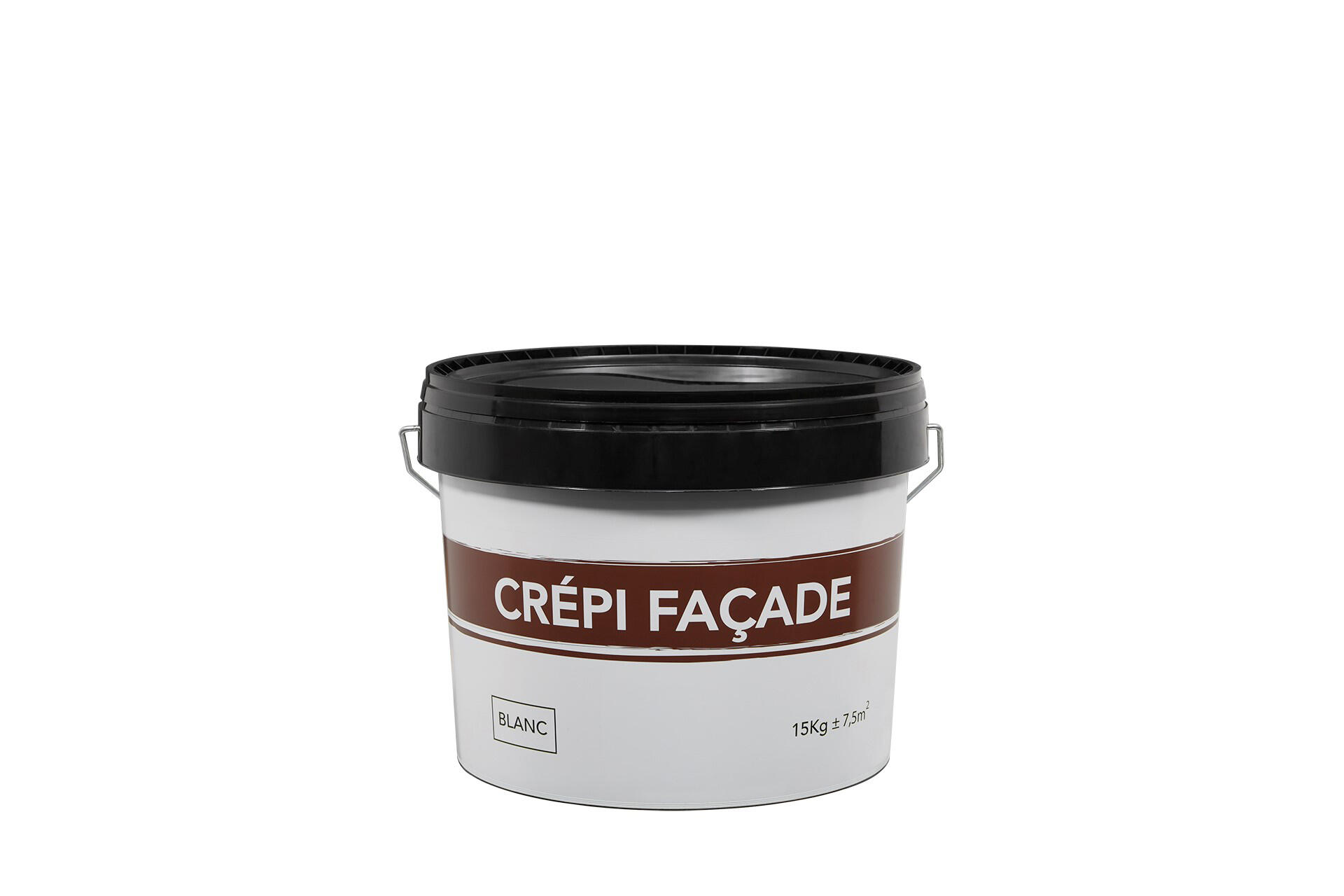 Crépi façade extérieur D3 acrylique blanc 15 kg | Bricoman