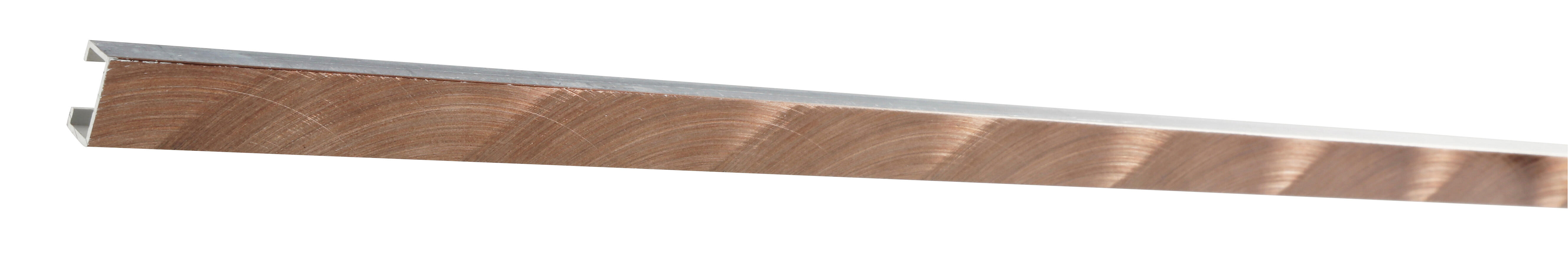 Listel carrelage mural décor alu brossé l.1.5 x L.250 cm | Bricoman