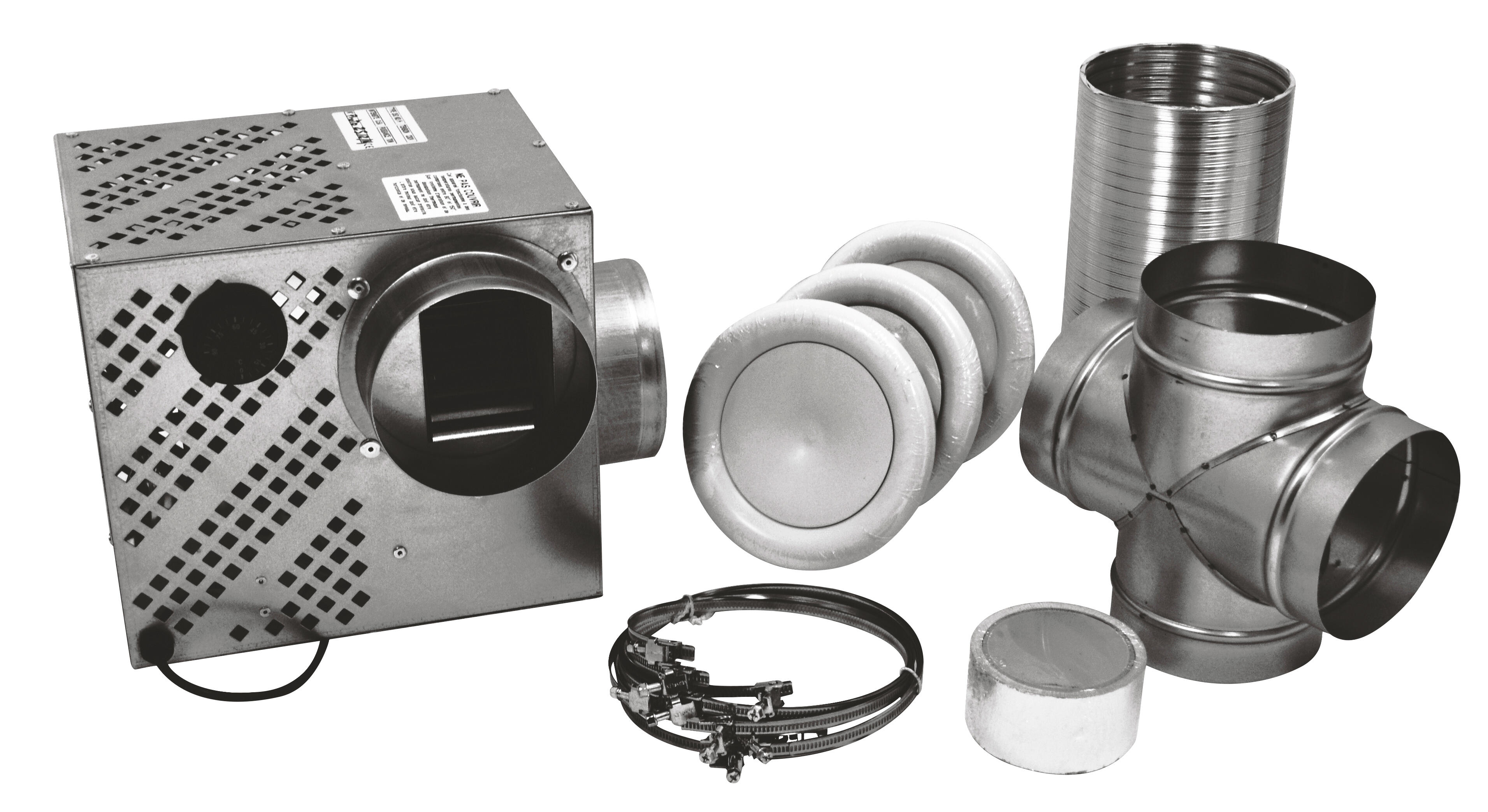 Kit de distribution d'air chaud 3 bouches 350 m3/h | Bricoman