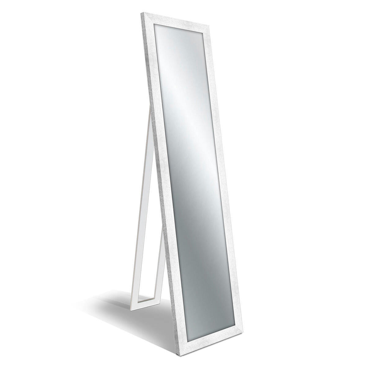 Specchio d'appoggio Boston white rettangolare bianco 40 x 160 cm ...
