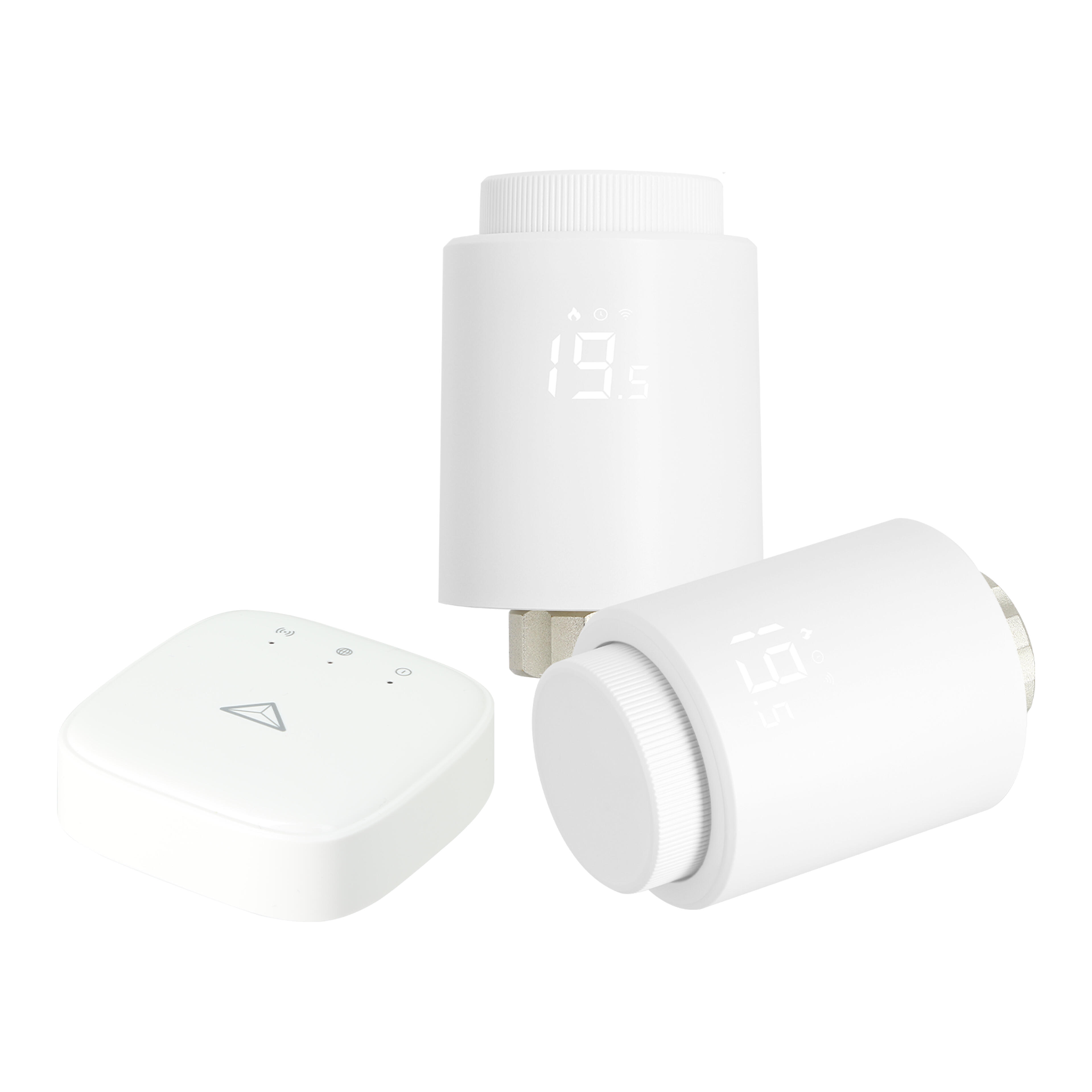 Kit de démarrage têtes thermostatiques connectées avec box Enki Connect ...