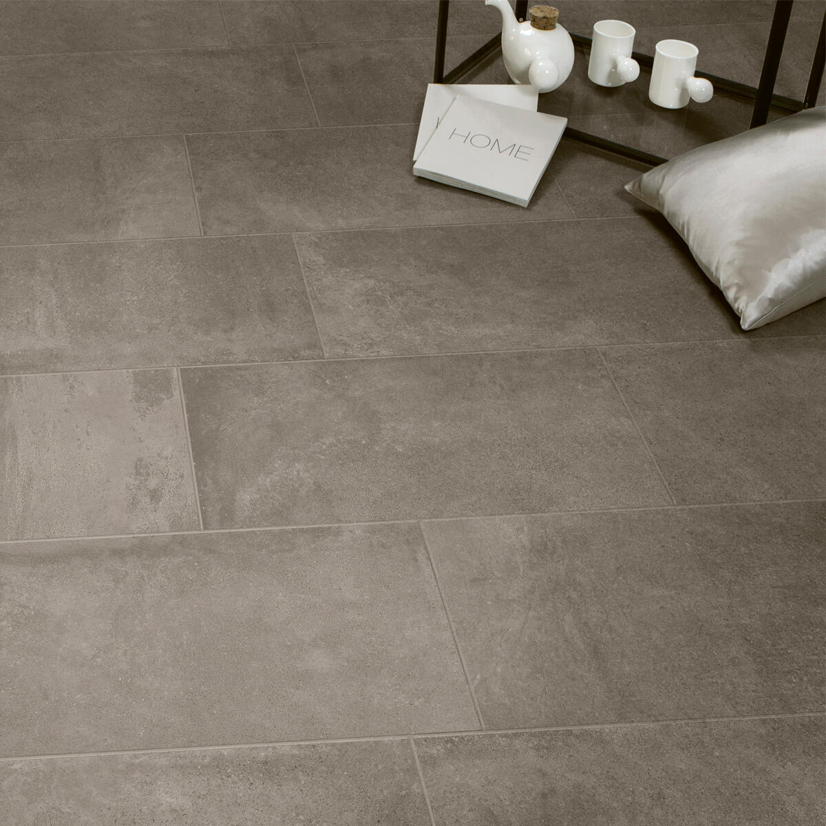 Piastrella da pavimento interno Pasta Rossa in ceramica smaltato opaco ...