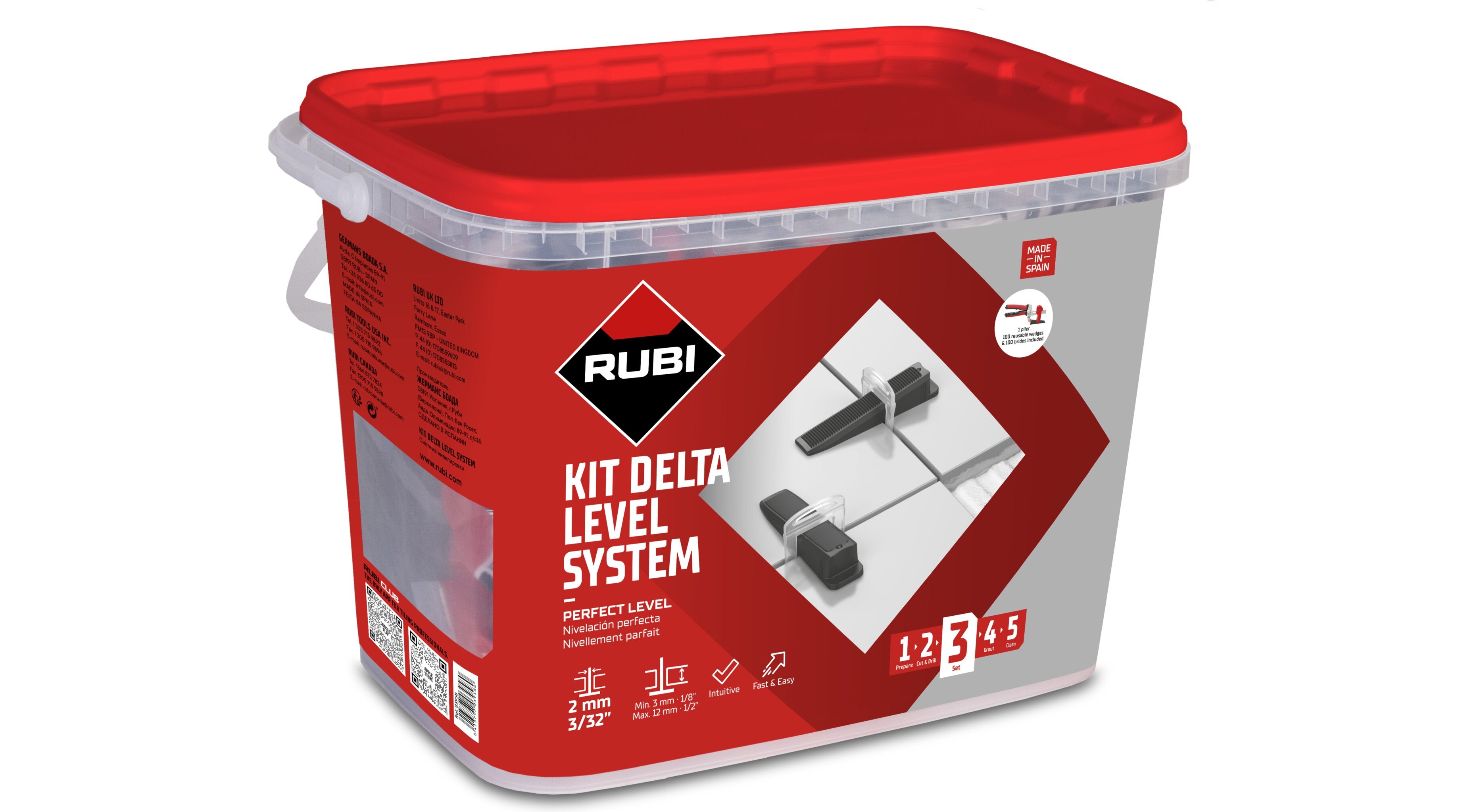 Kit delta LEVEL SYSTEM 2mm (3-12mm) | Leroy Merlin