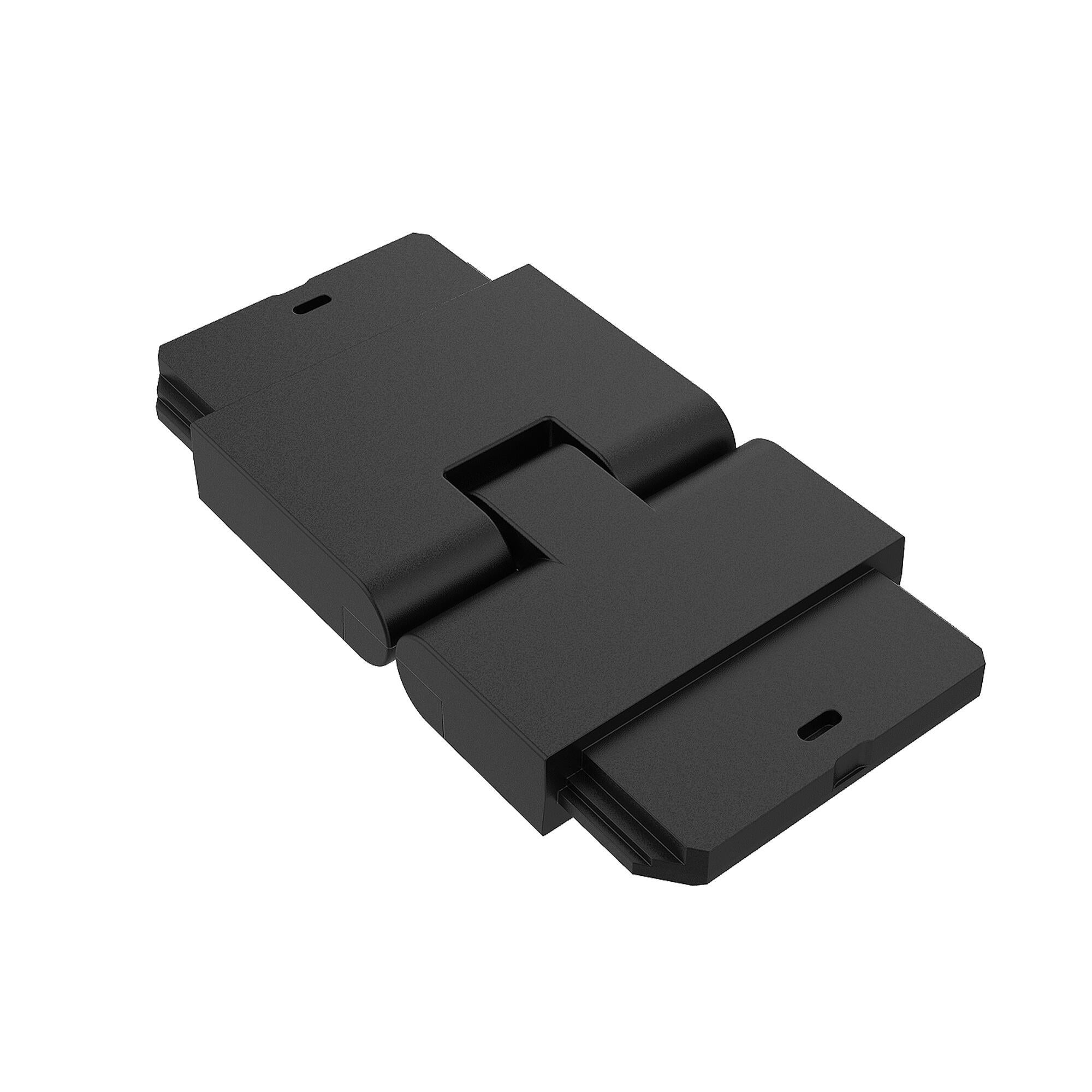 Conector de carril a techo y pared negro INSPIRE | Leroy Merlin