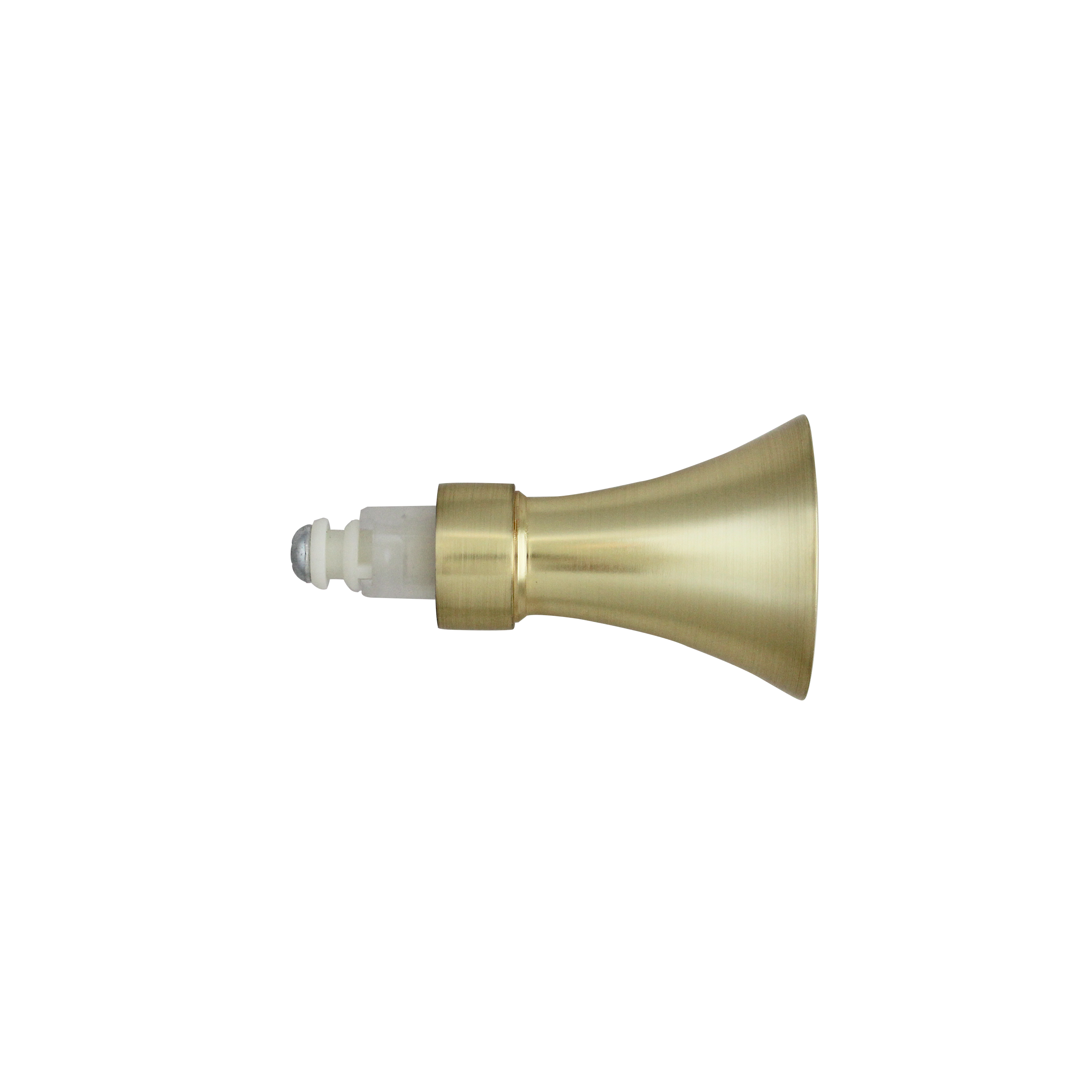 2 Terminales para barra de cortina D20 mm aluminio Glamy cono INSPIRE ...