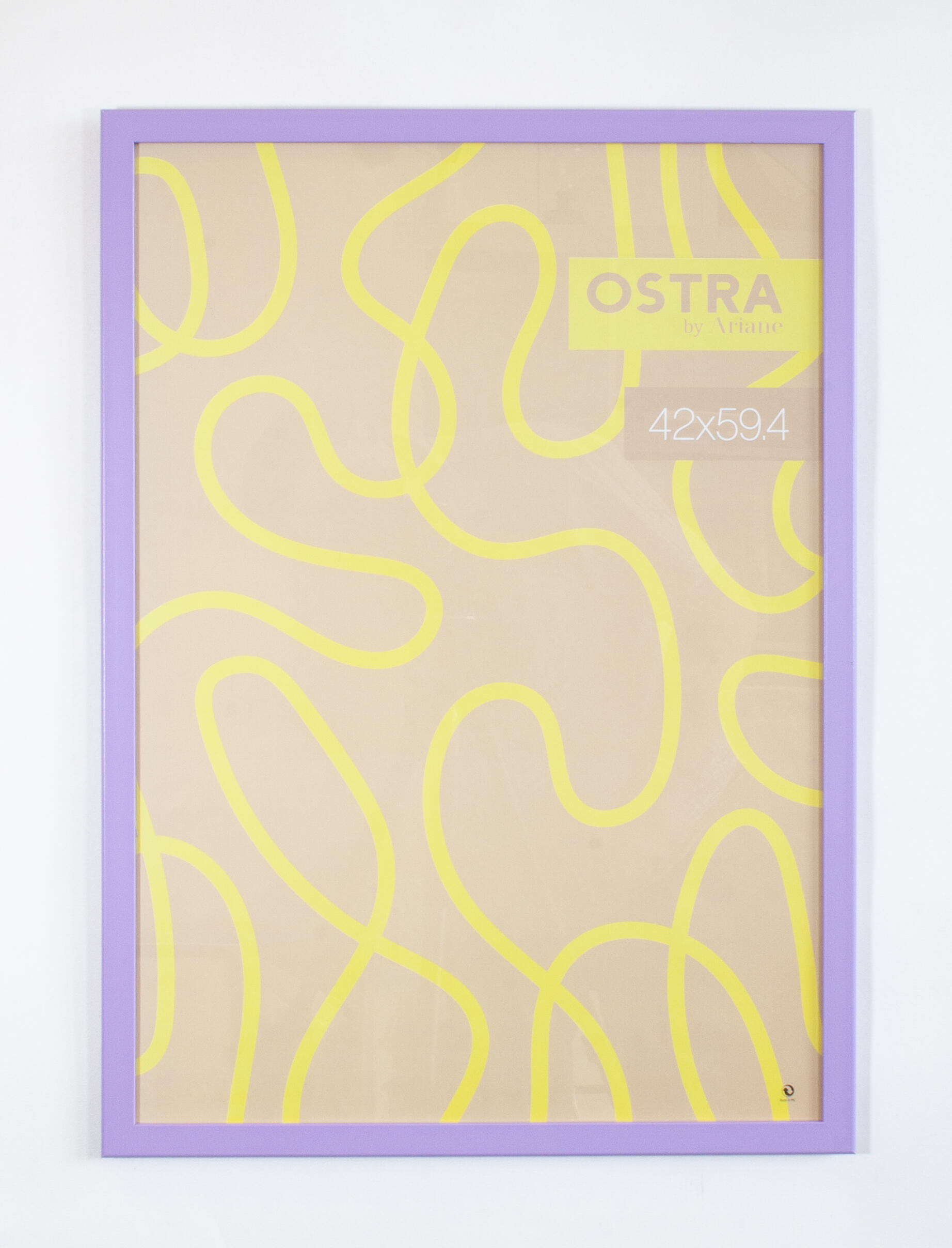 Cadre Ostra, H.59.4 x l.42 cm violet, ARIANE | Leroy Merlin