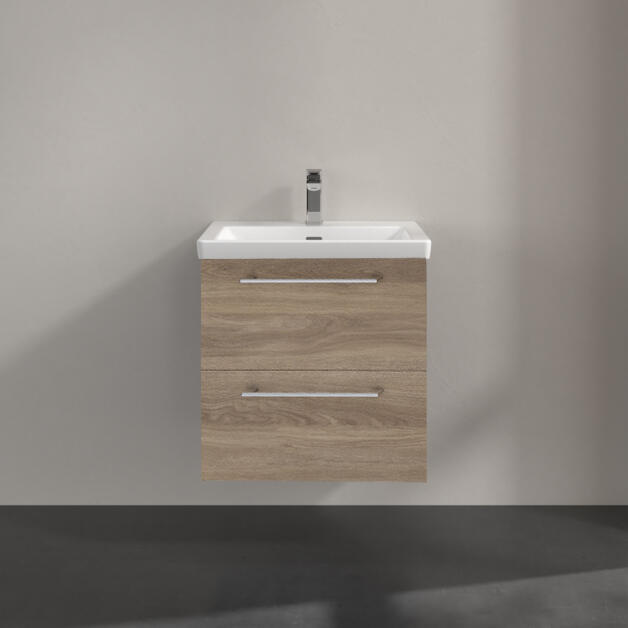 Mobile bagno con lavabo L 60 x H 58 x P 46 cm rovere charleston 2 ...