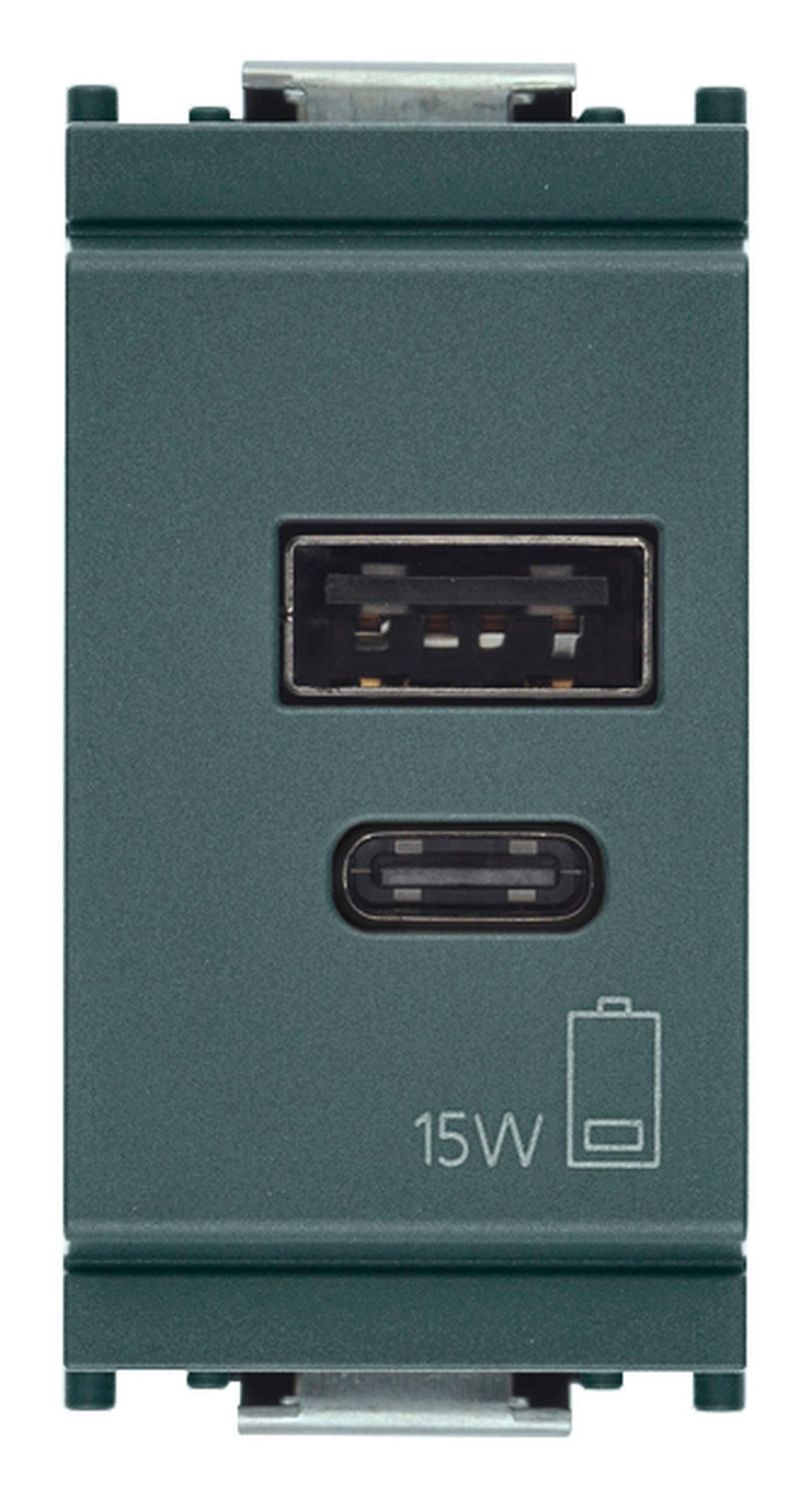 Presa di alimentazione USB C Idea VIMAR, colore grigio | Leroy Merlin