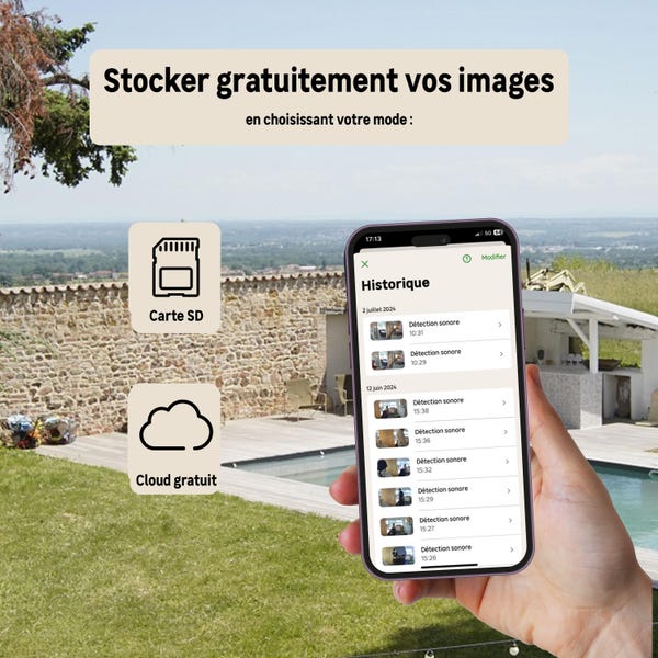 Caméra de surveillance intérieure motorisée filaire connectée, LEXMAN 2 ...