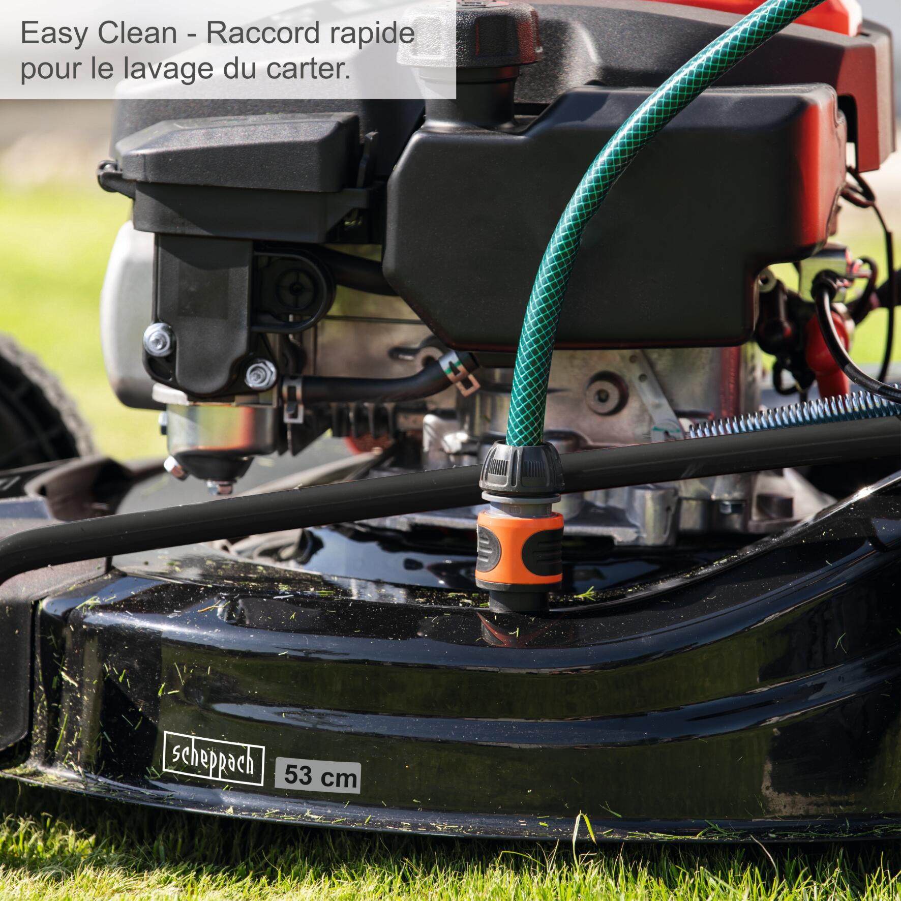 Tondeuse à essence SCHEPPACH Ms225-53e , 224 cm³, l.53 cm, démarrage ...