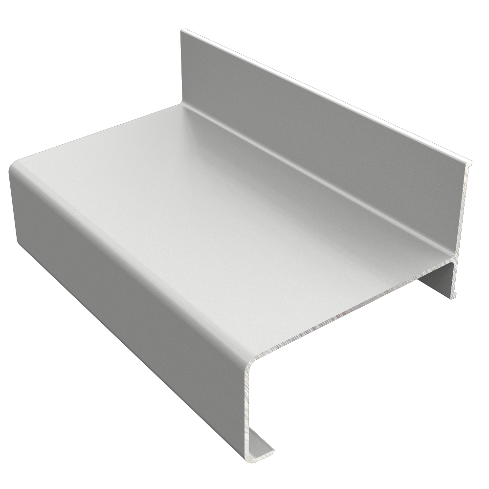 Perfil goterón de aluminio 3m | Leroy Merlin