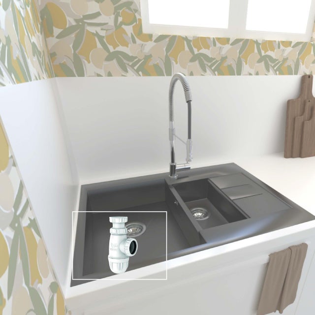 Siphon 40 mm au meilleur prix | Leroy Merlin