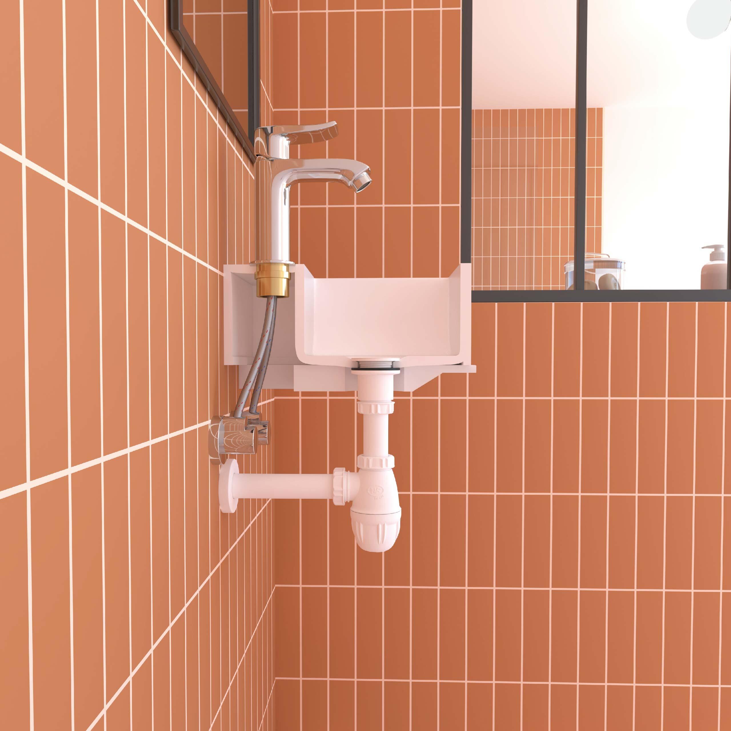 Siphon pour lavabo, Diam.1" 1/4 (32mm), VALENTIN | Leroy Merlin