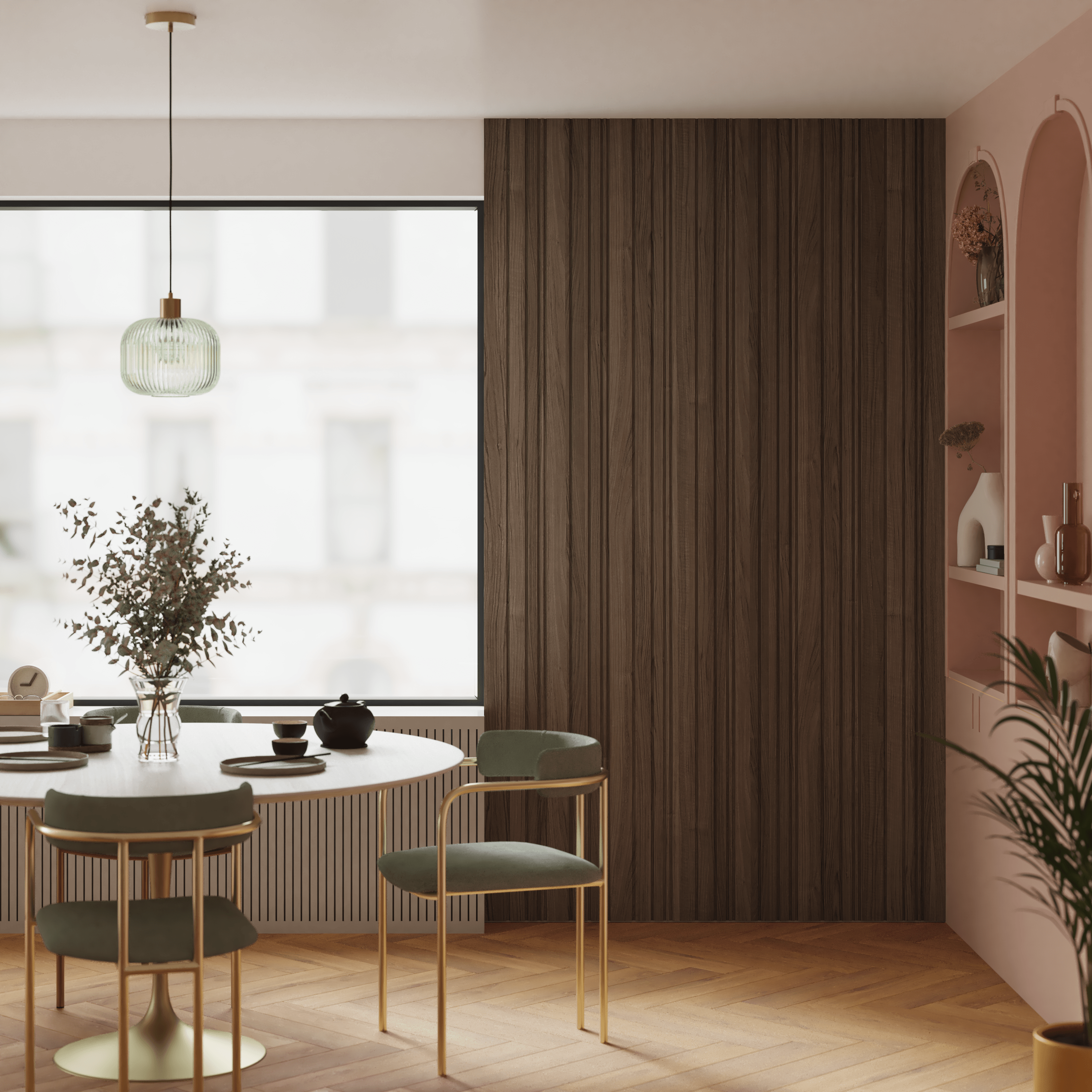 Panneau tasseau MDF décor bois noyer Viggo ARTENS, 260x21 cm | Leroy Merlin