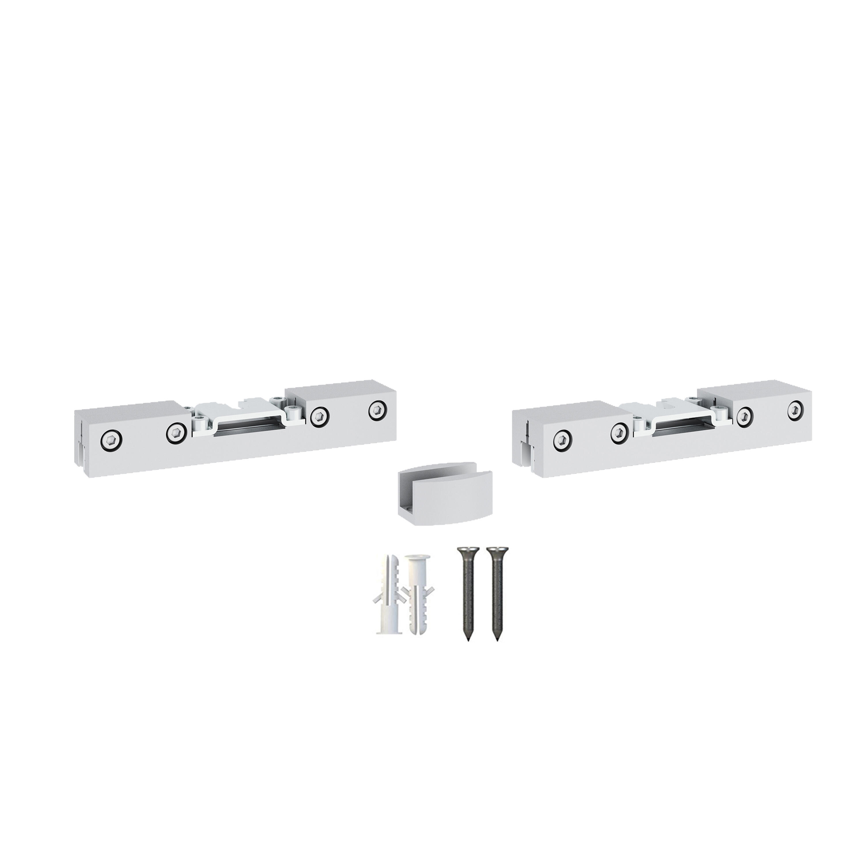 Kit de pinzas para guía de puerta corredera Artens | Leroy Merlin