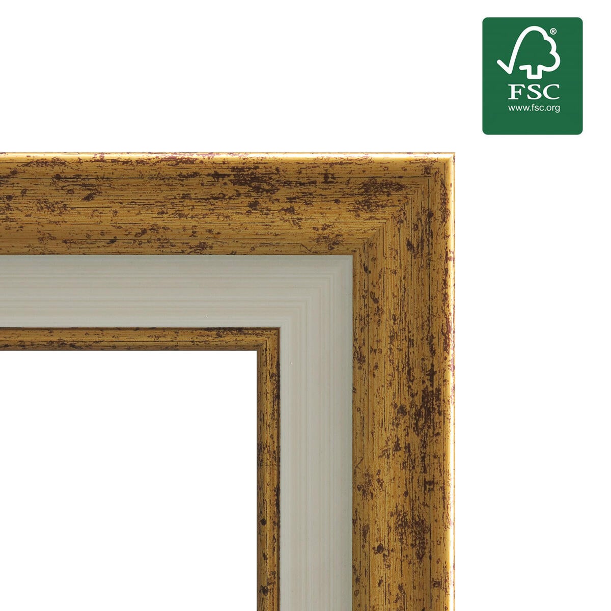 Cornice Classica grane oro per foto da 70x100 cm | Leroy Merlin