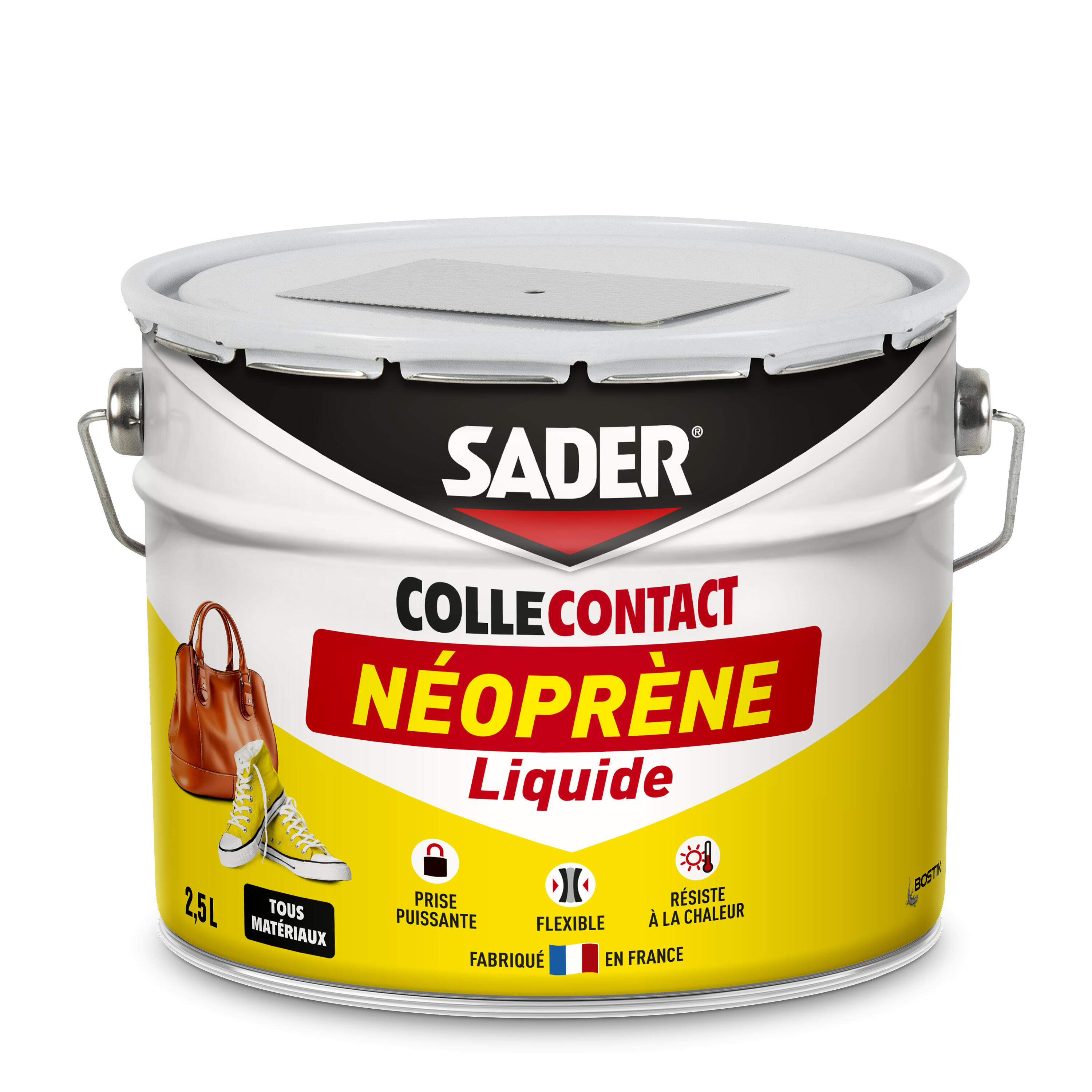 Colle d'assemblage liquide néoprène Liquide multi-usages SADER, 2500ml ...