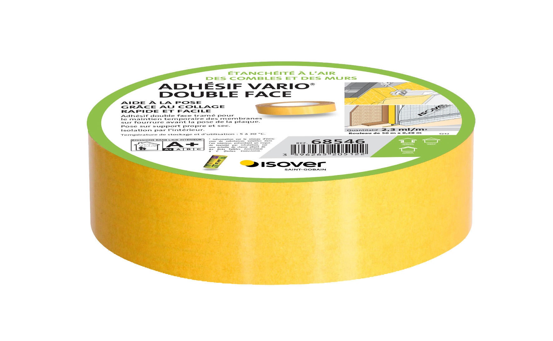 Adhésif Vario® Double Face 50M, ISOVER | Leroy Merlin