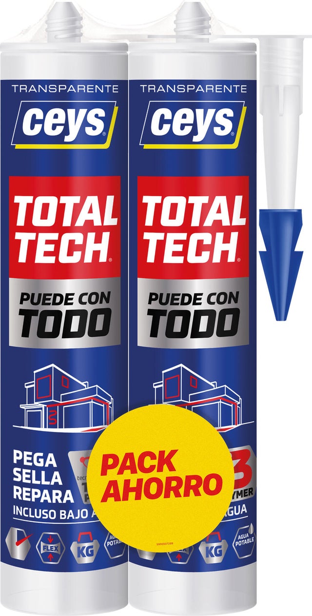 Ceys Total Tech: sella repara y pega en todo tipo de superficies