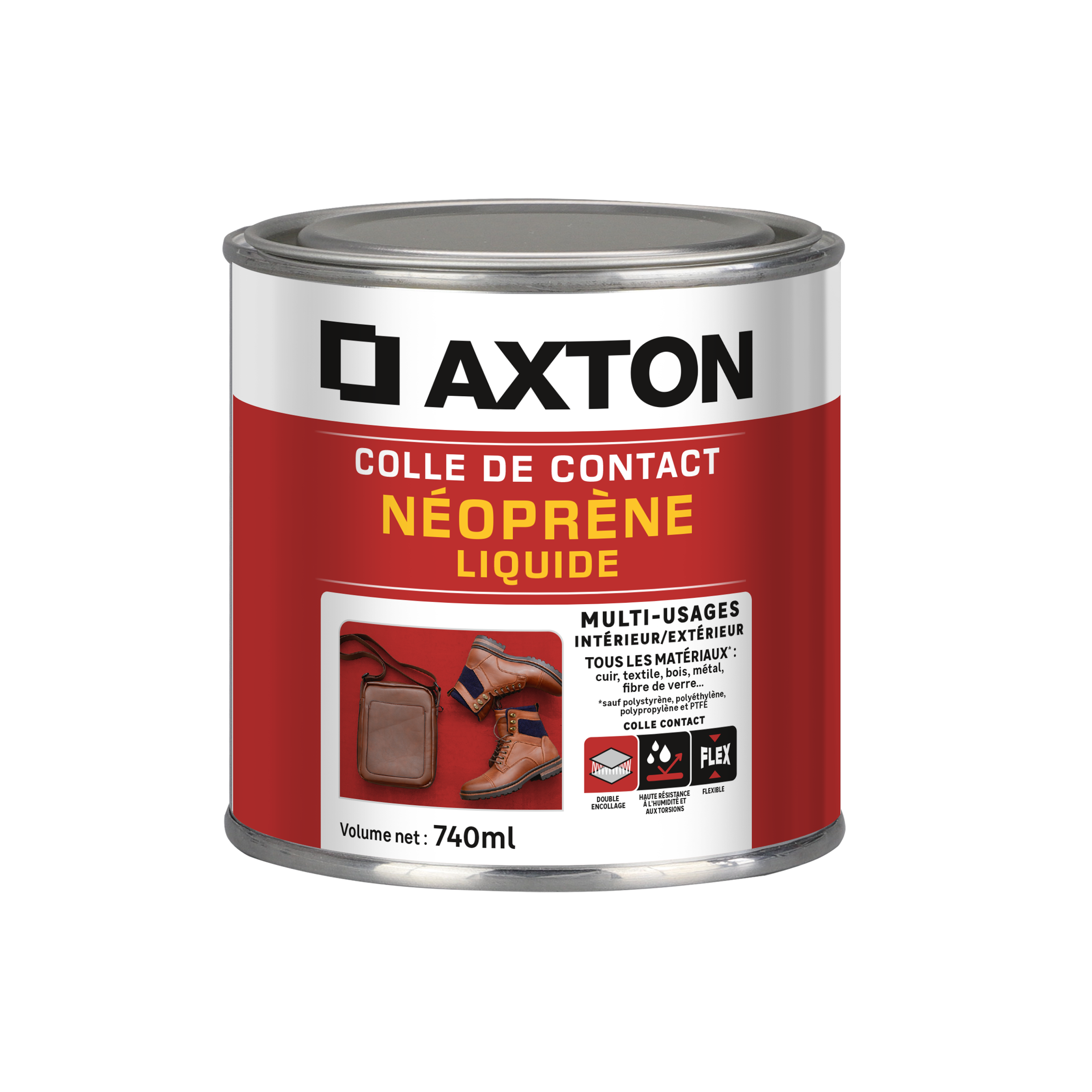 Colle d'assemblage liquide néoprène Liquide AXTON, 740ml beige | Leroy ...