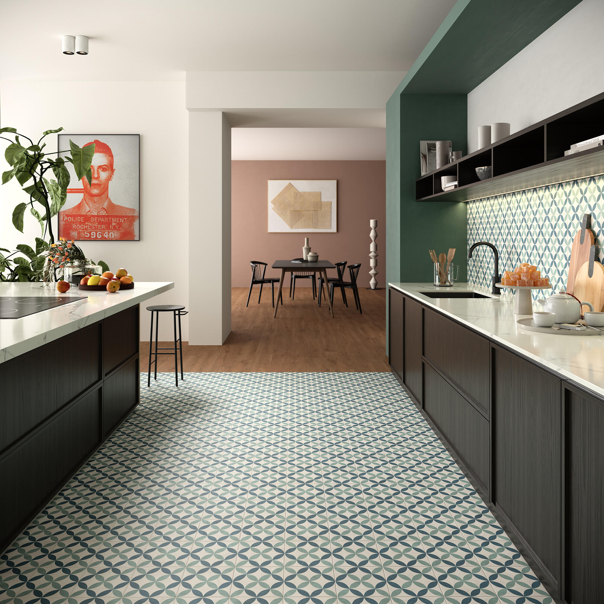 Piastrella da pavimento e rivestimento interno 20 x 20 cm Sp. 8.5 mm ...