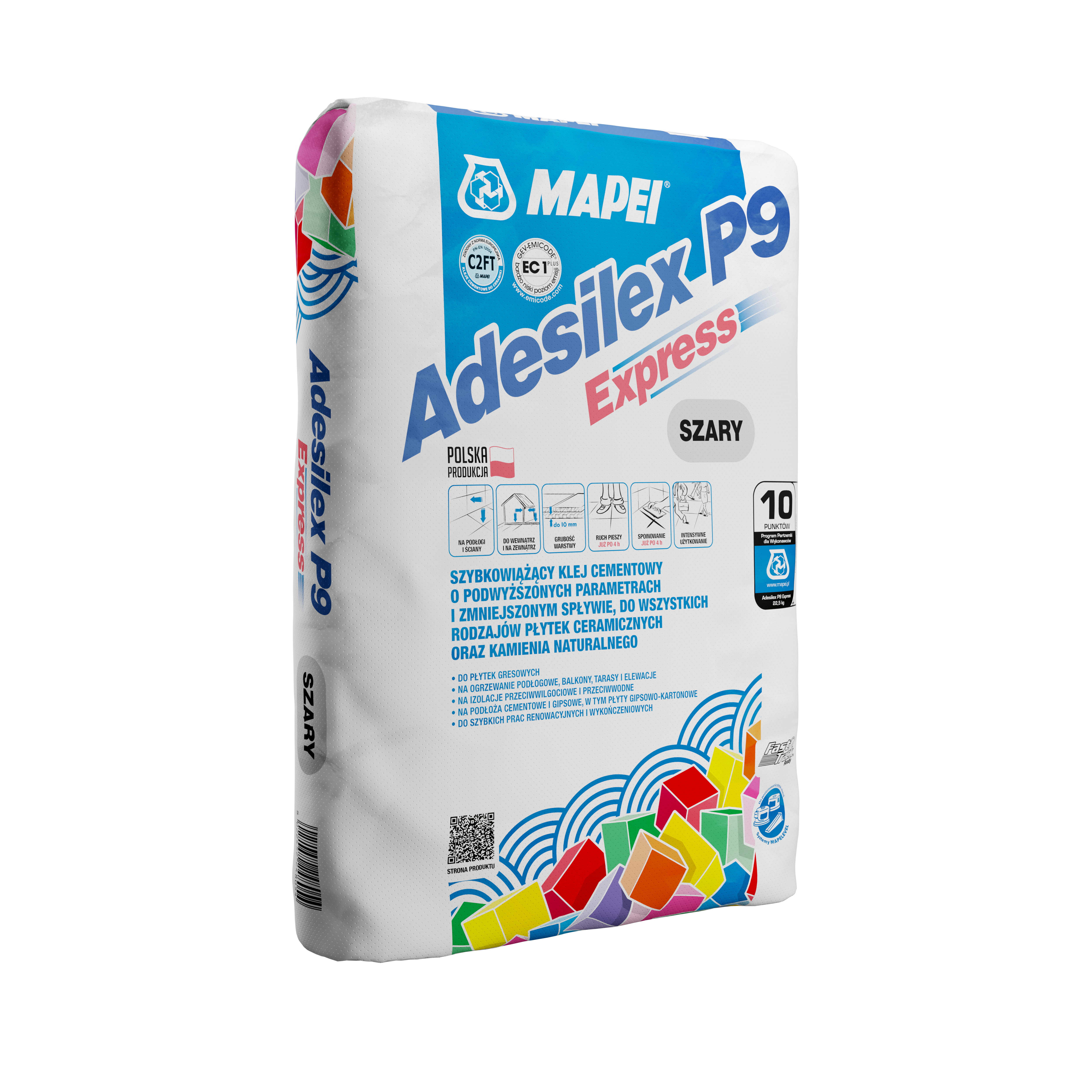 Zaprawa klejowa Adasilex P9 Expres 22,5 kg MAPEI - Leroy Merlin