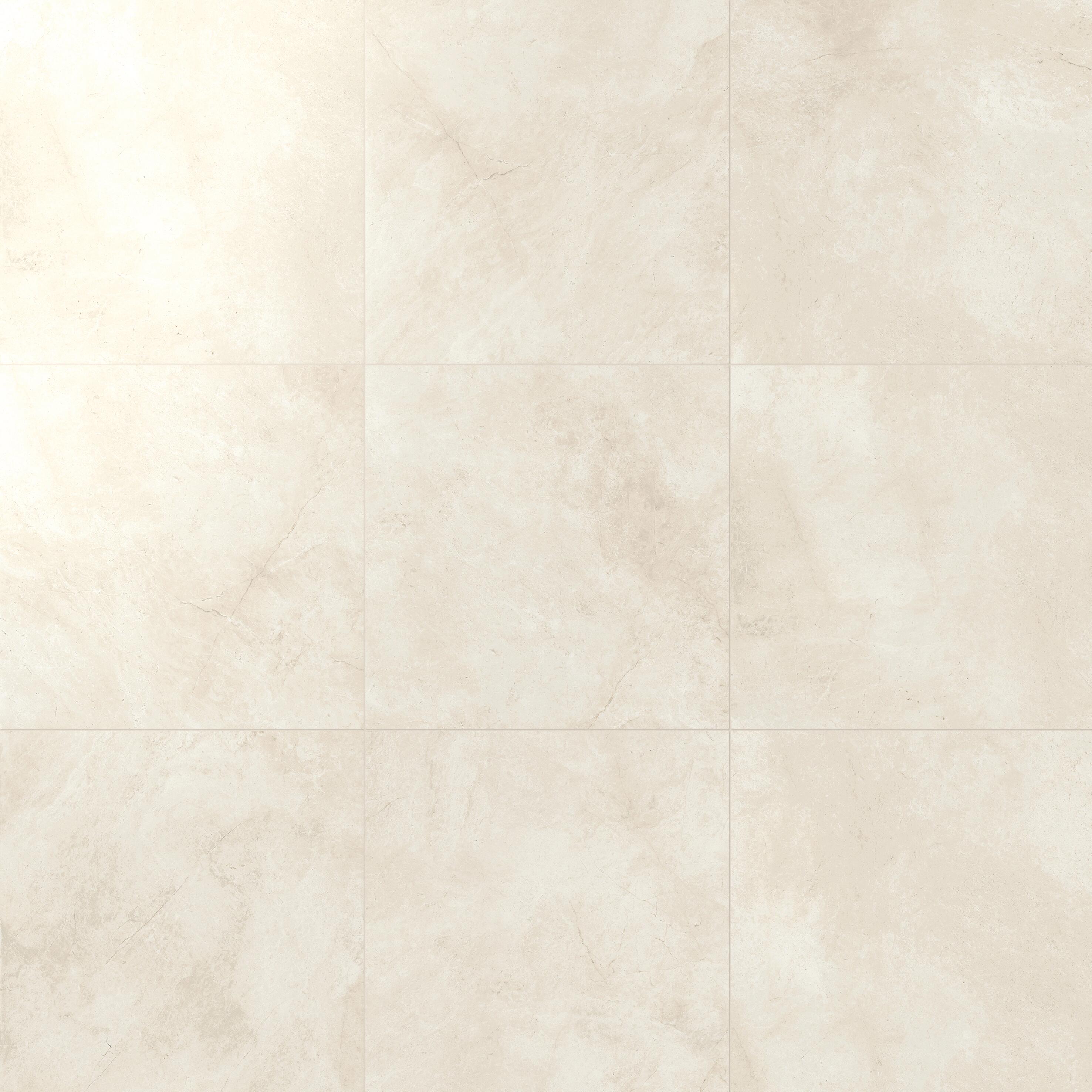 Carrelage sol intérieur / mur intérieur effet marbre beige Vinci l.80 x ...