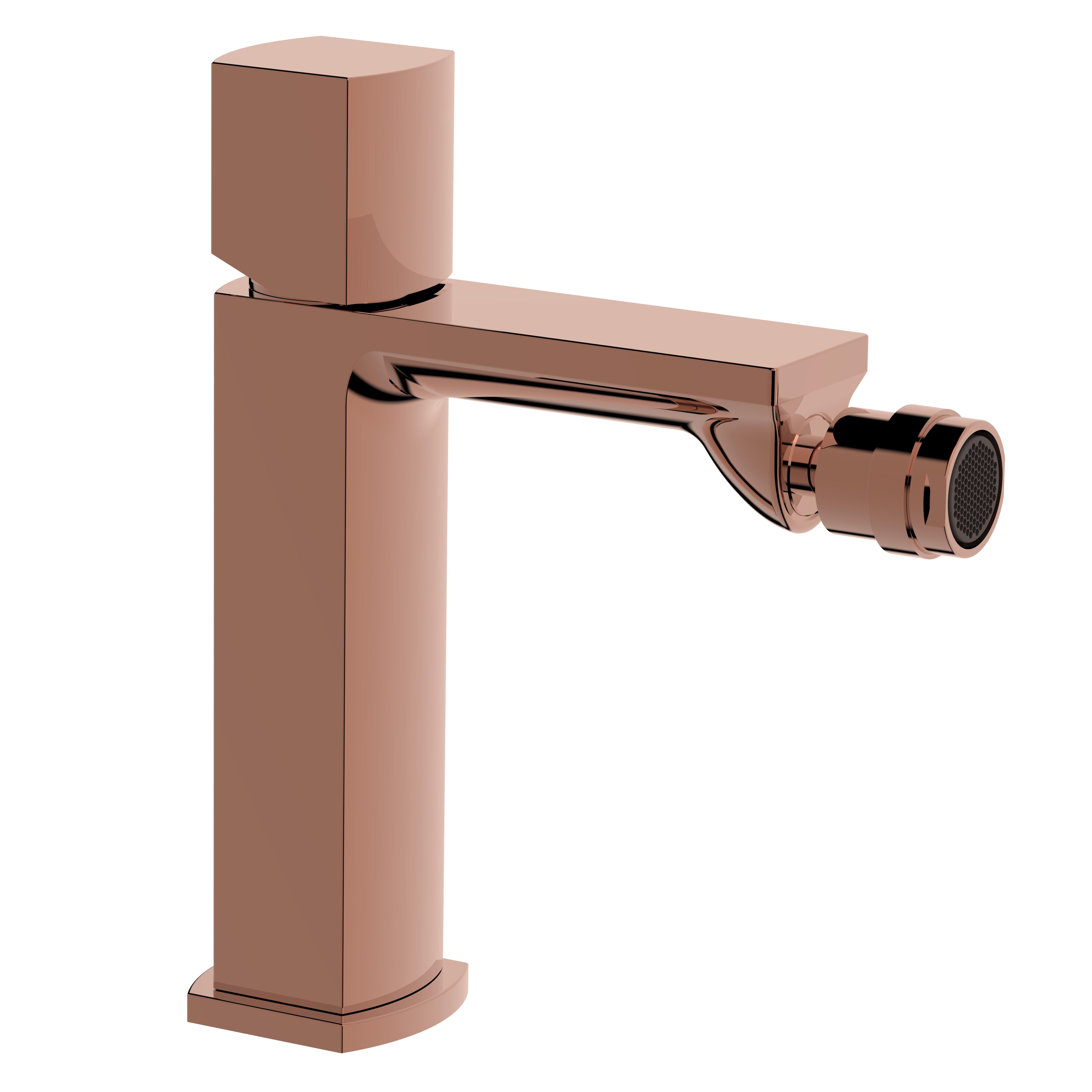 Rubinetto per bidet Coral rame lucido AQUASANIT | Leroy Merlin