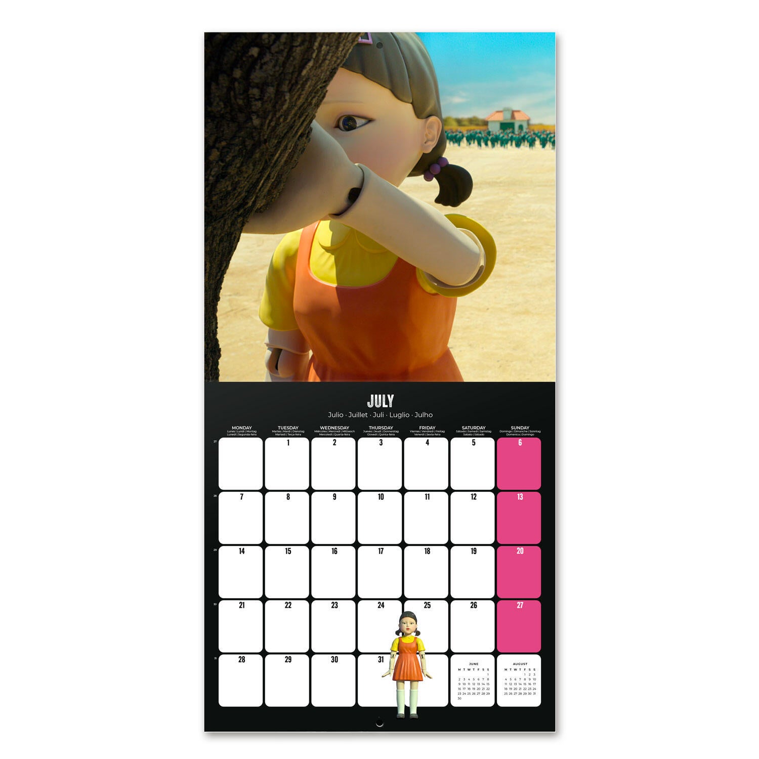 Calendario 2025 30x30 squid game | Leroy Merlin