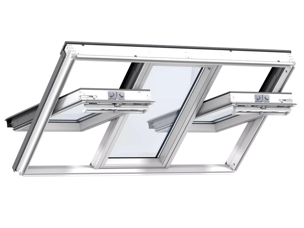 Verrière 3 en 1 VELUX à rotation tout confort GGLS FFK F06 188x118 cm ...
