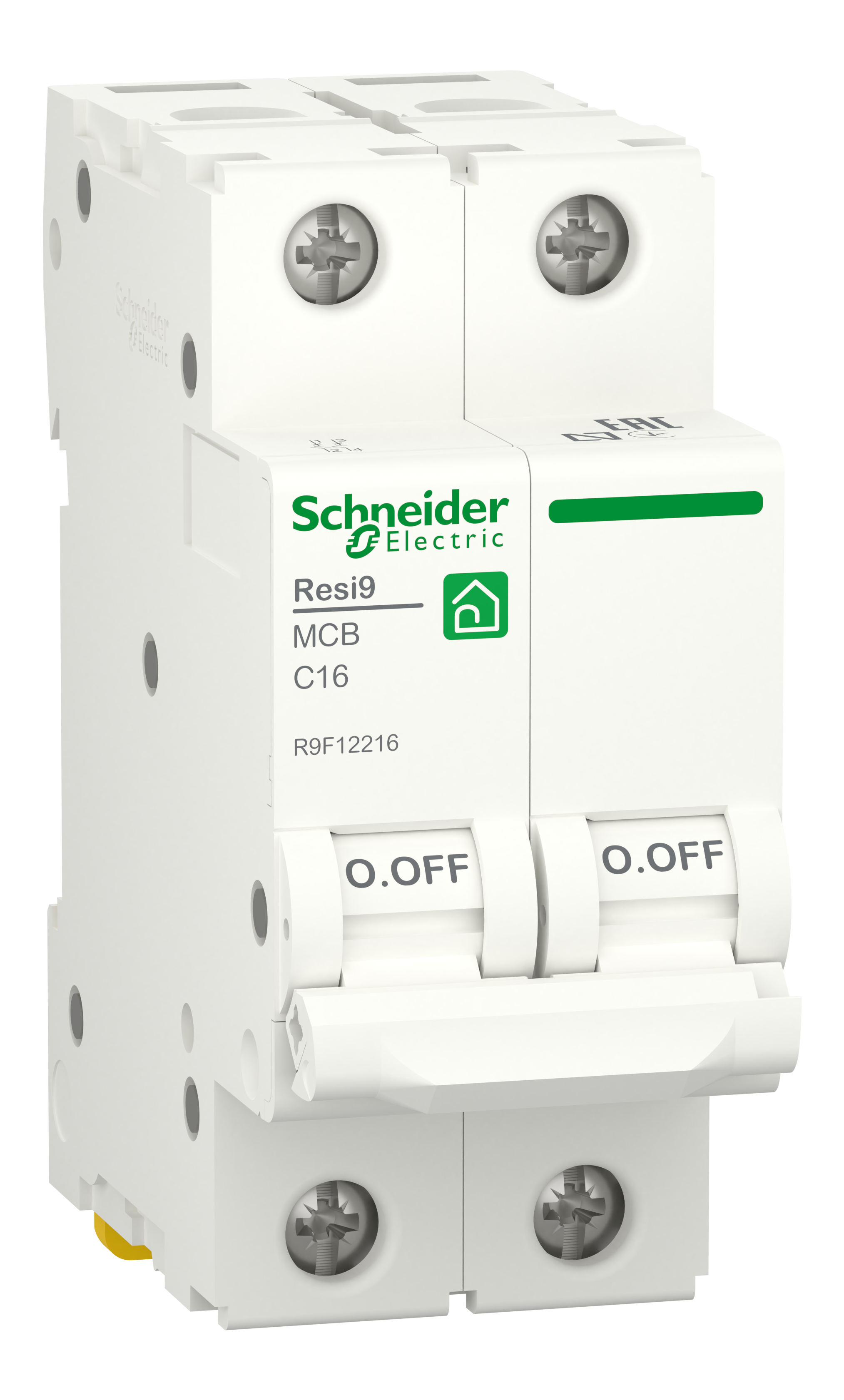 Interruptor Magnetotérmico bipolar 16A R9 SCHNEIDER | Leroy Merlin