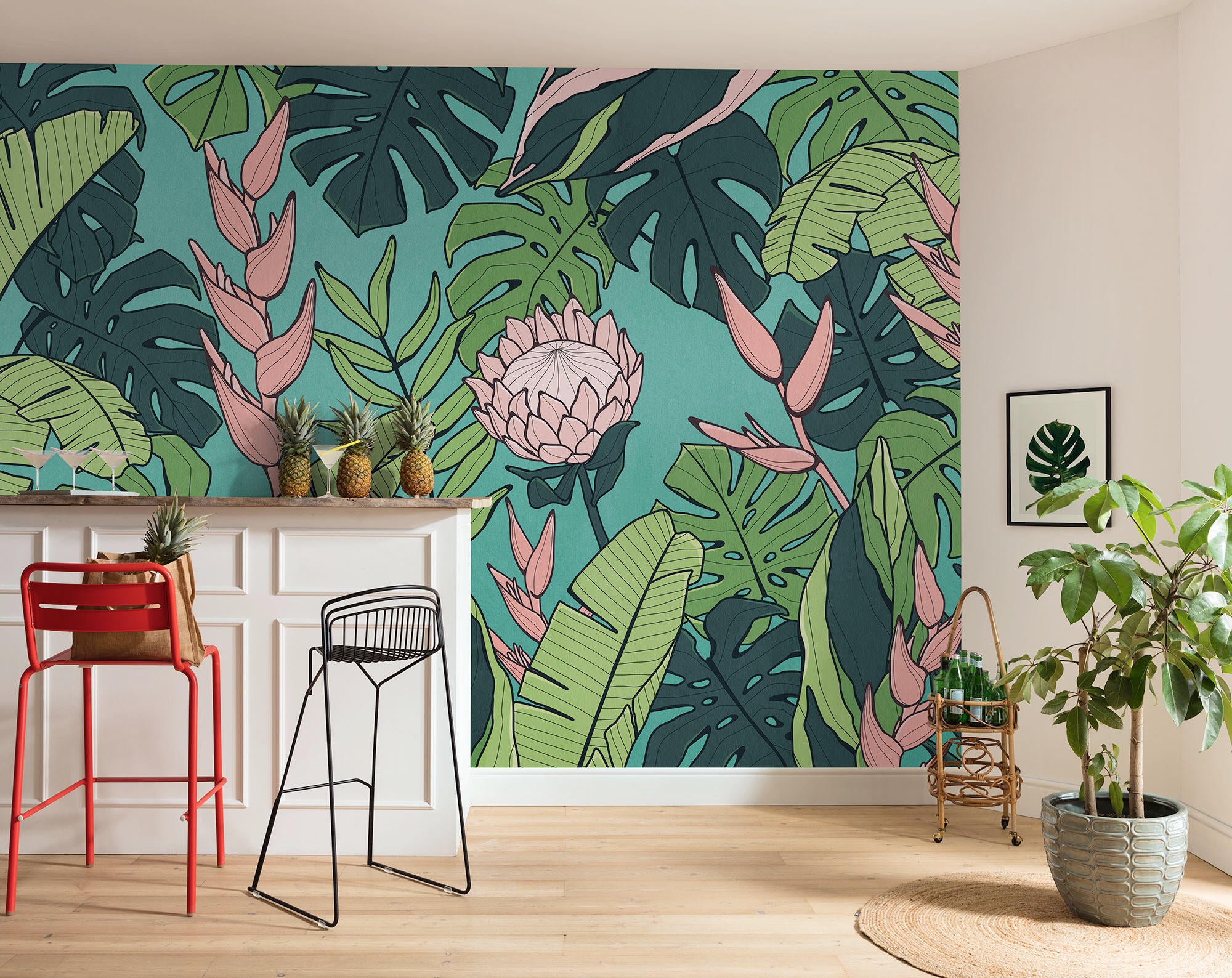 Papier peint panoramique FLAIR revival l.350 x H.250 cm | Leroy Merlin