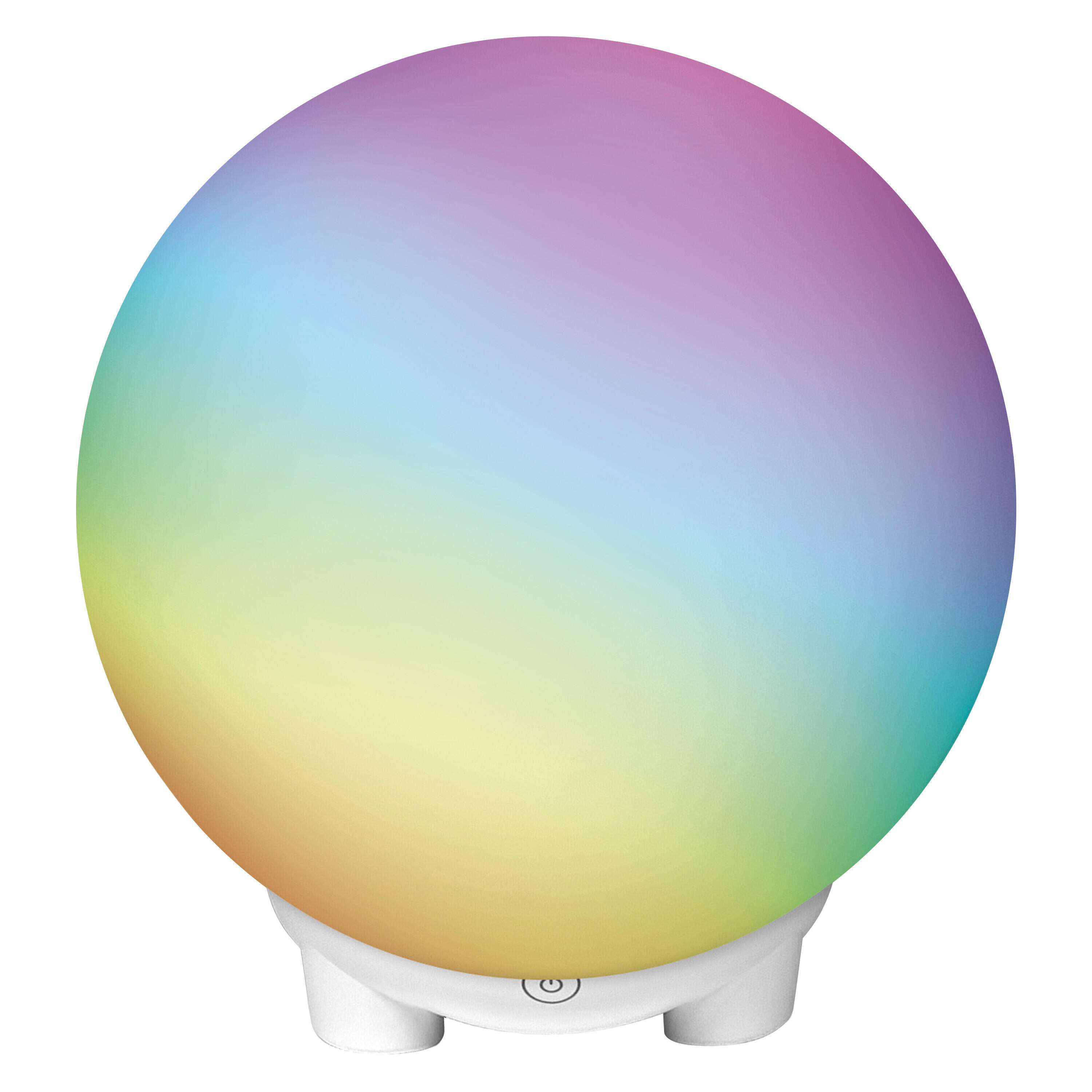 Lampe Mini ball rechargeable, polycarbonate, blanc, H.13.8 cm LED ...