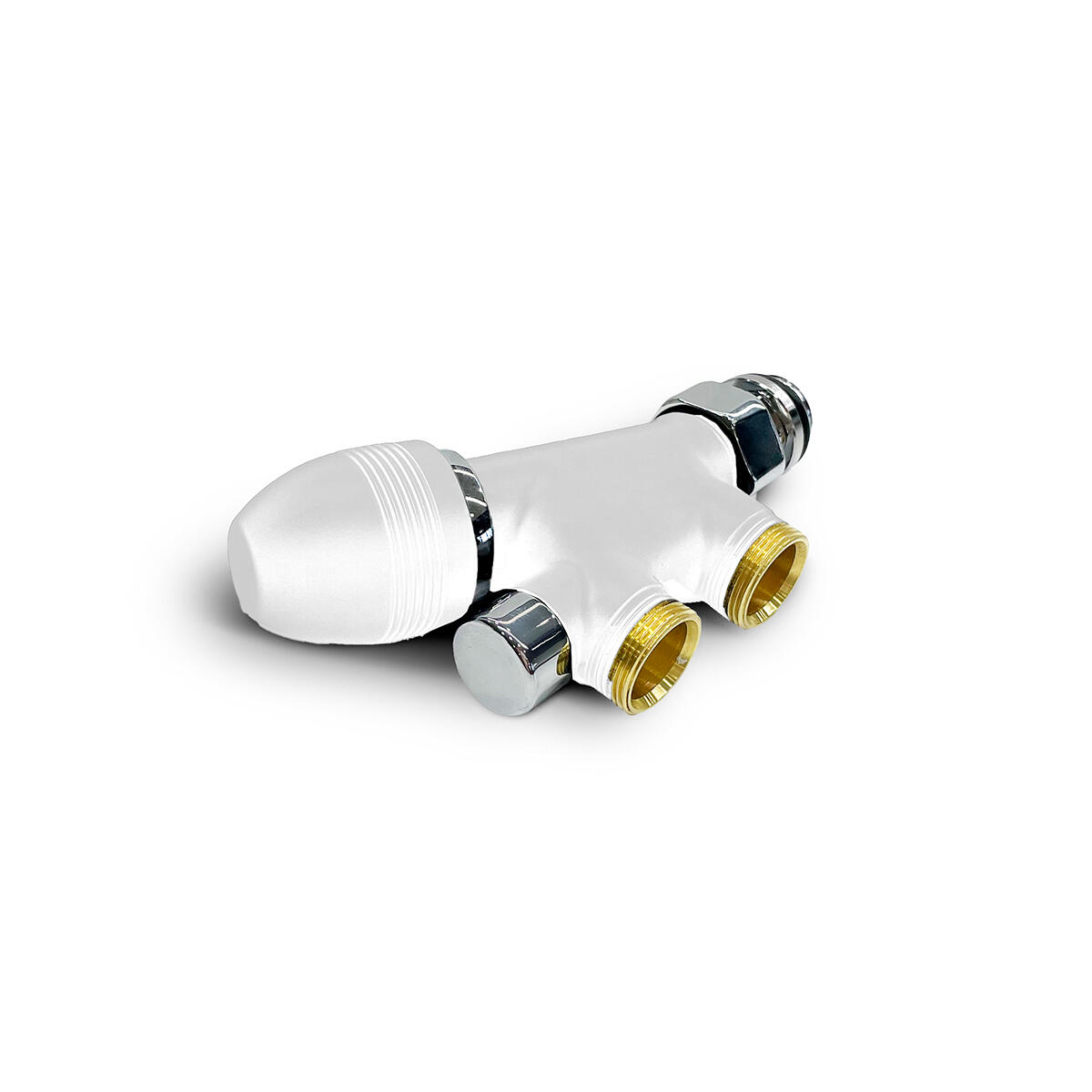 Válvula Monotubo con Conexión Vertical ROINTE Hydra Blanco | Leroy Merlin