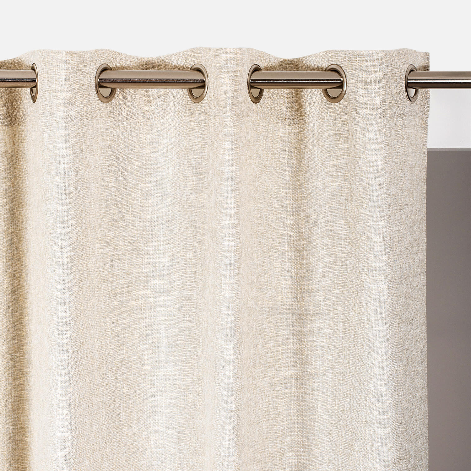 Rideau tamisant, Alan, beige H.260 x l.140 cm | Leroy Merlin