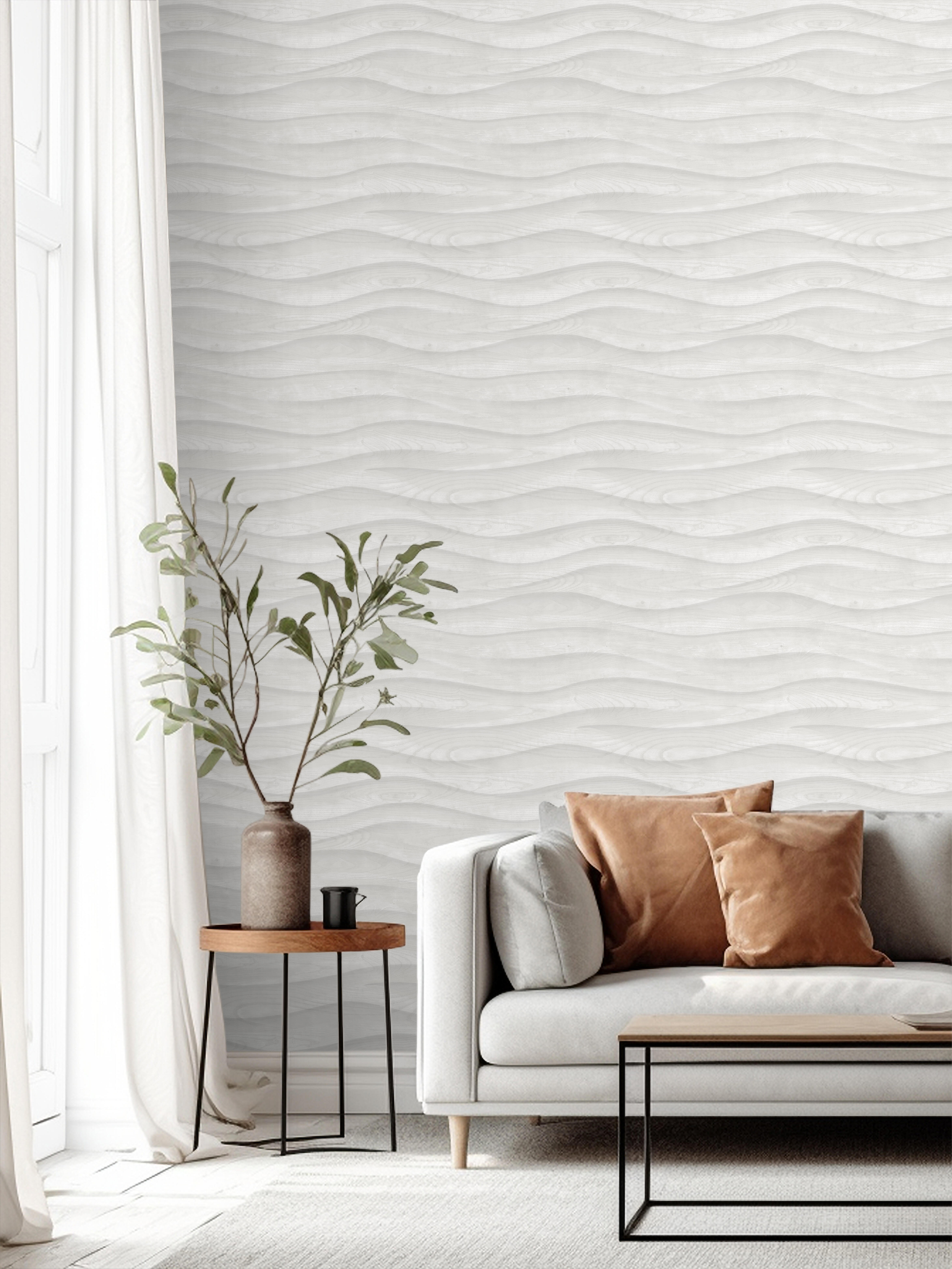 Papier Peint Gris Clair