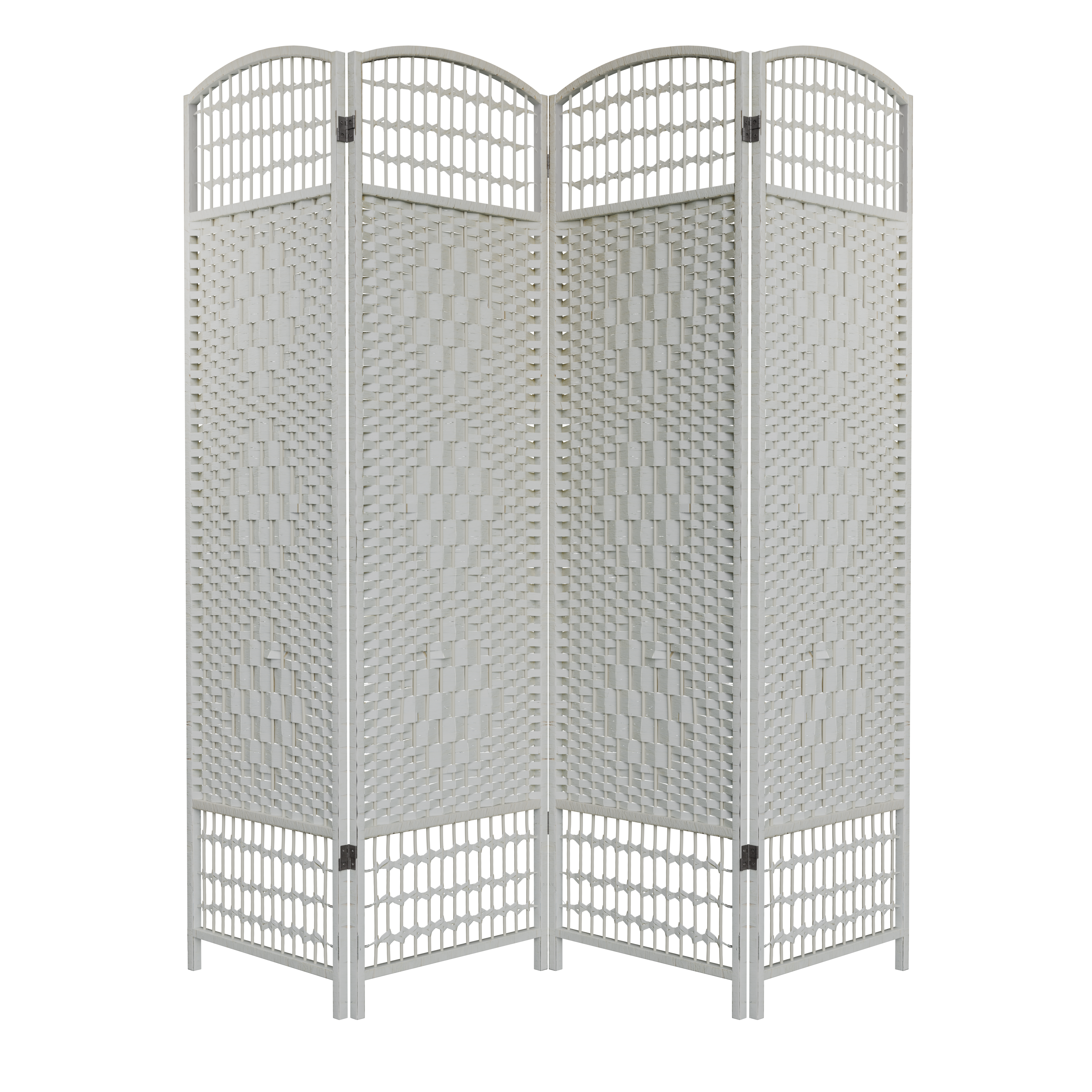 Parawan Bogna biały 200x180 cm 4 panele - Leroy Merlin