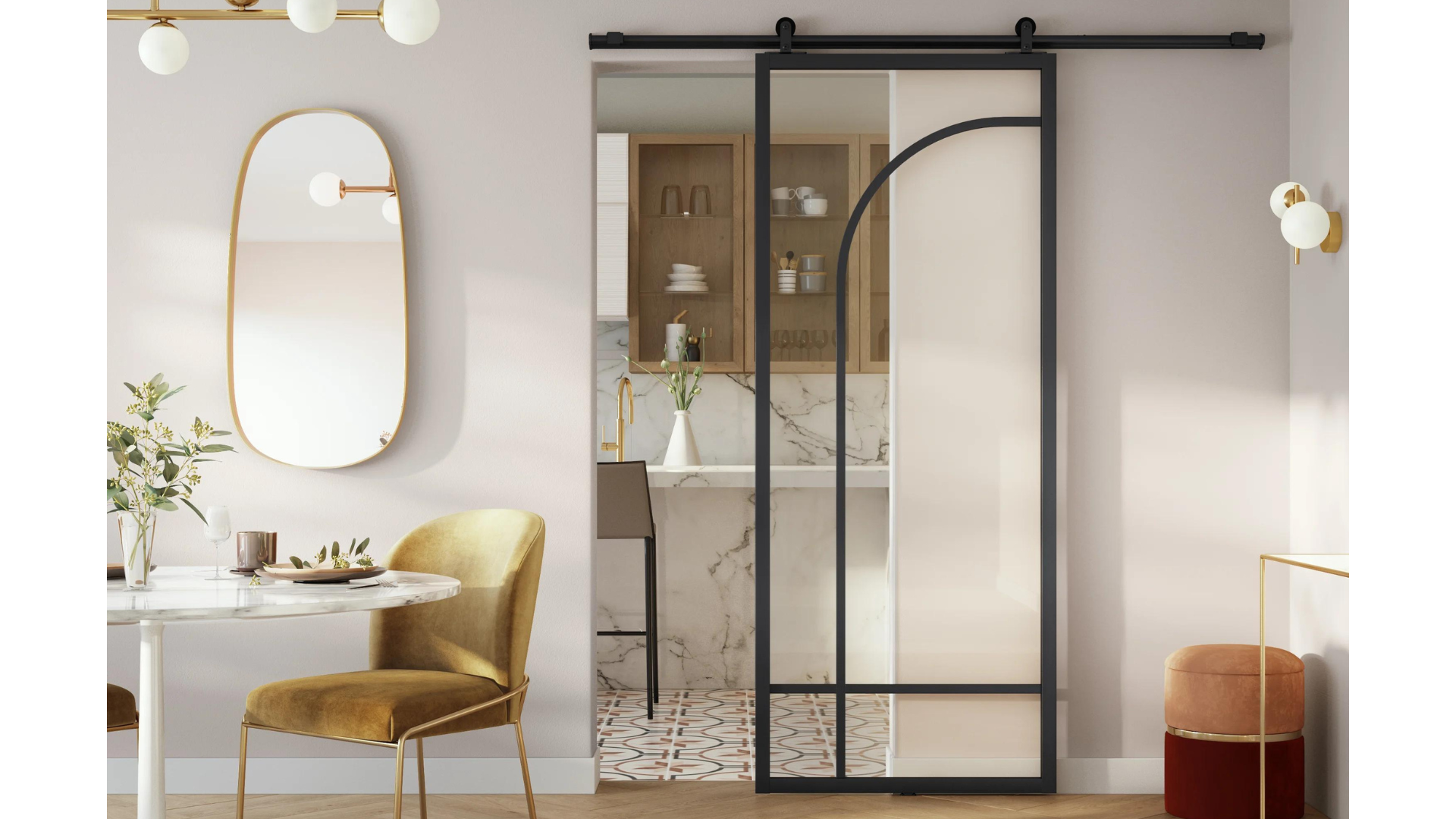 Porte intérieure atelier et porte vitrée | Leroy Merlin