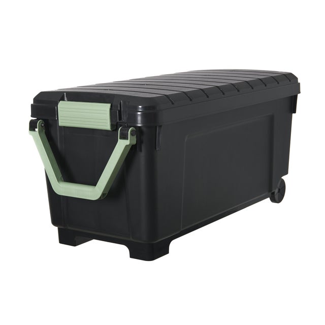 Caja con ruedas: almacenamiento fácil y portátil