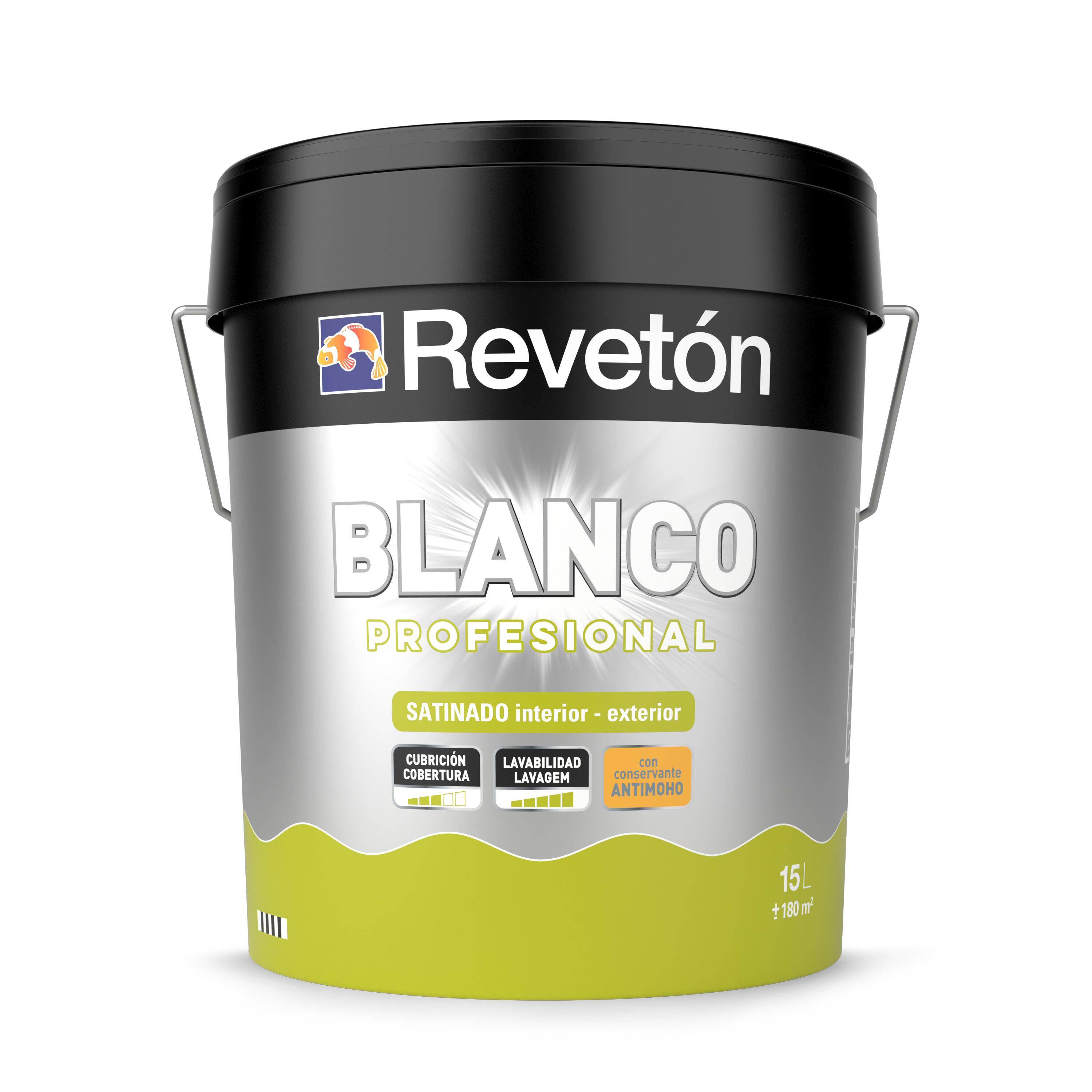 Pintura de interior Blanco Profesional REVETÓN color blanco satinado ...