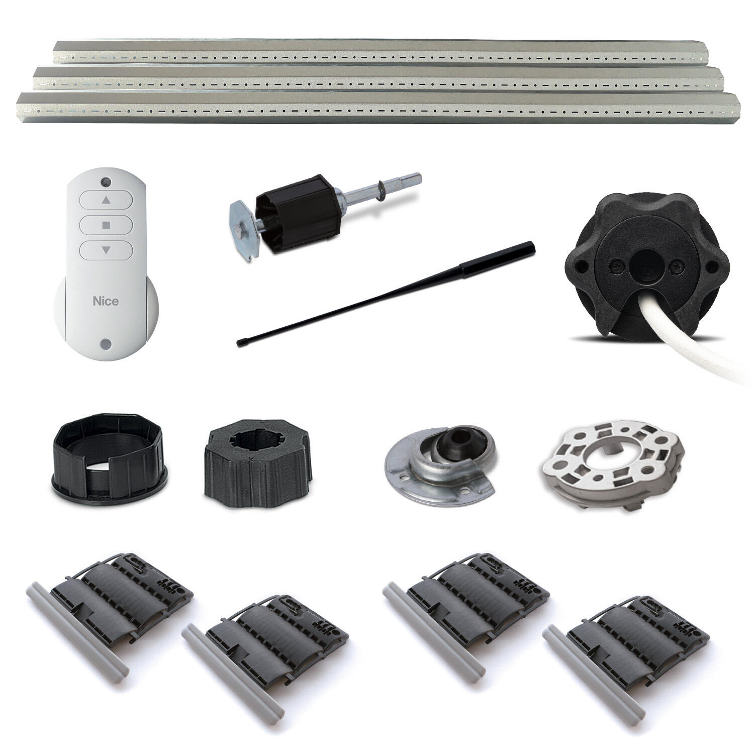 Motorisation de volet roulant sans fil NICE HOME 30 N.m Diam.60 mm ...