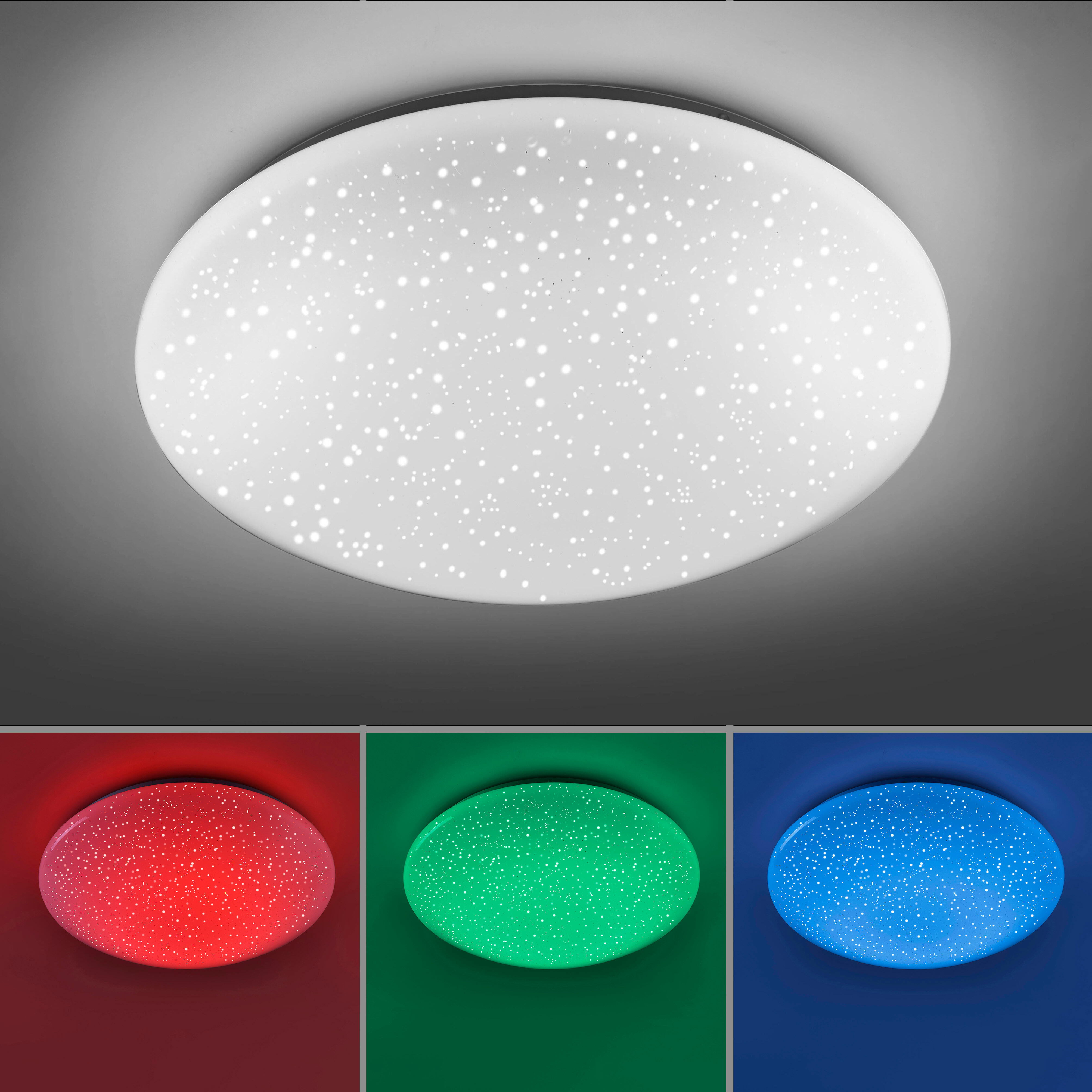 Plafón LED KYLER 3000K blanco | Leroy Merlin