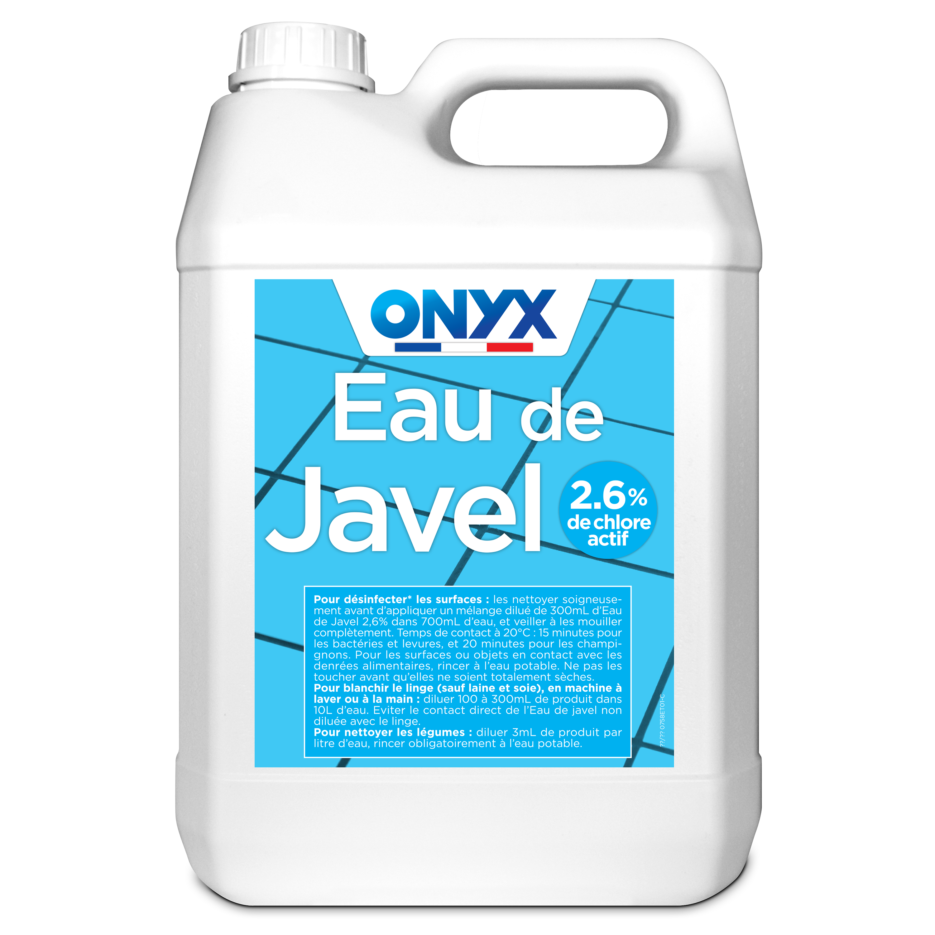 EAU DE JAVEL 2,6% DE CHLORE ACTIF ARDEA BIDON 5L | Leroy Merlin