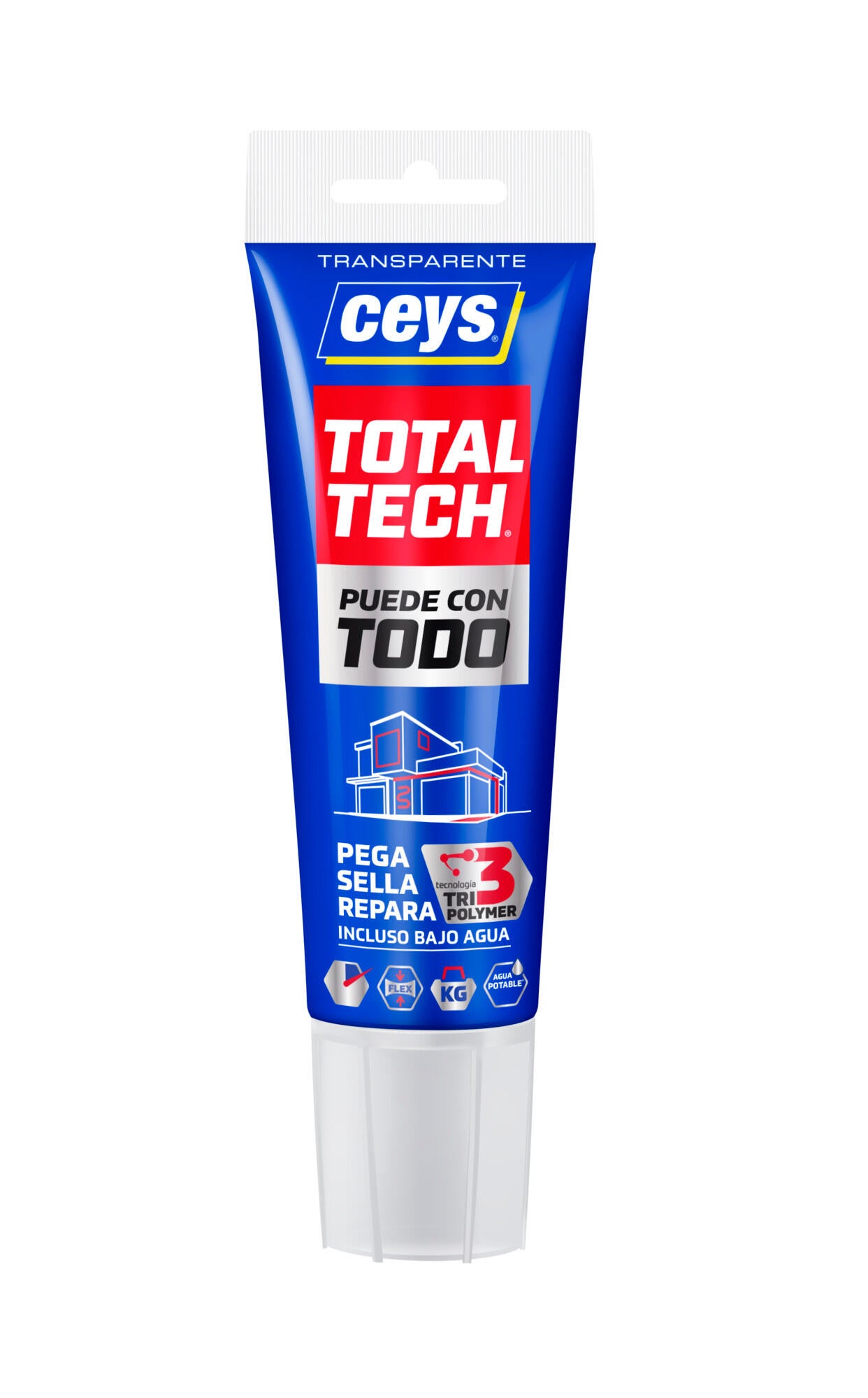 Sellador adhesivo CEYS Total Tech MS-TECH 125 ml transparente | Leroy ...