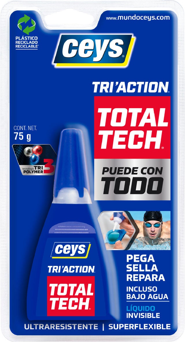Ceys Total Tech: sella repara y pega en todo tipo de superficies