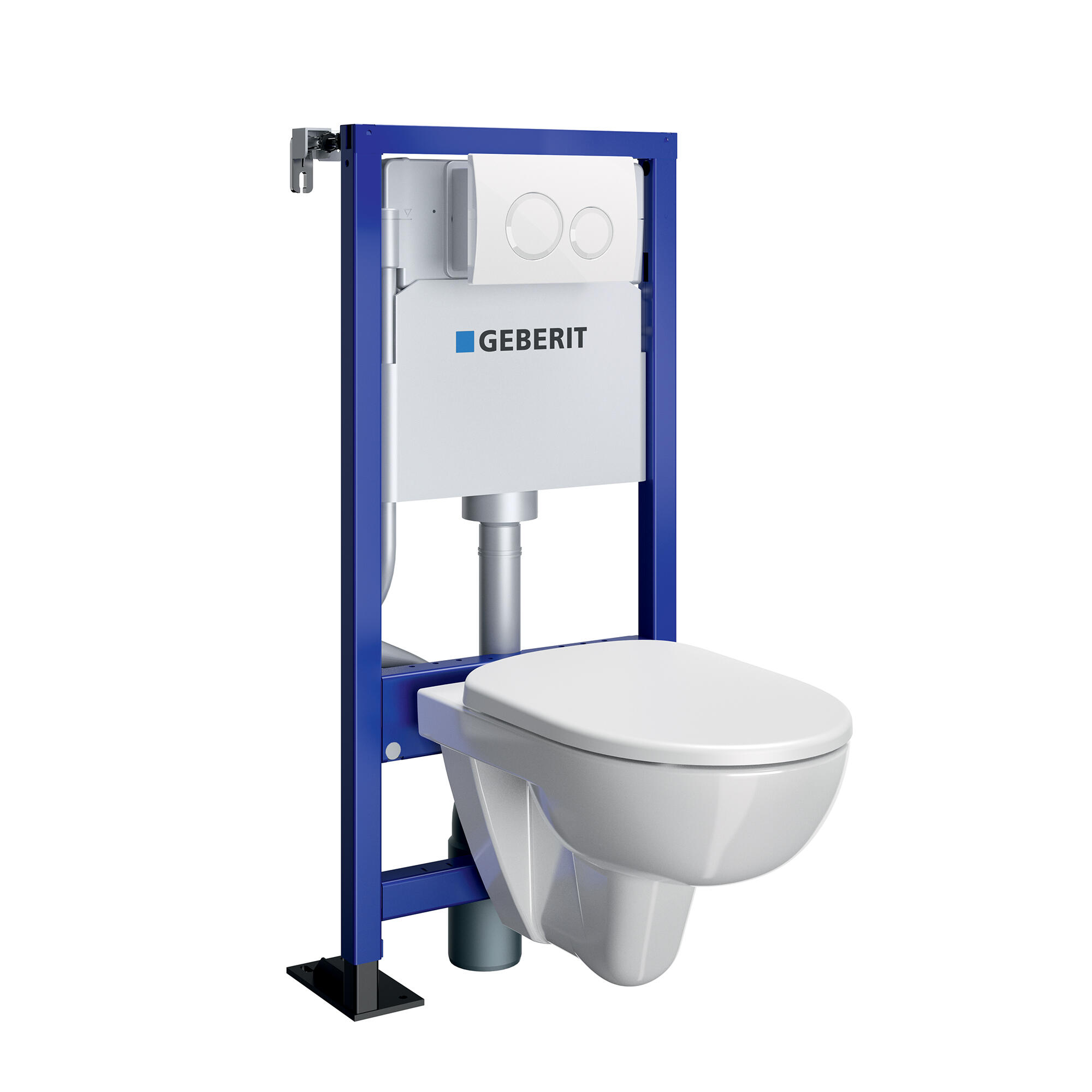 Pack wc suspendu sans bride bâti universel - GEBERIT G-400 | Bricoman